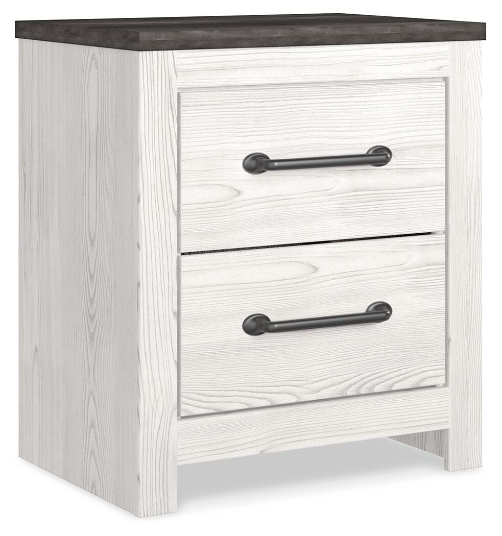 Click here for Gerridan 22 2 Drawer Nightstand  White/Gray prices