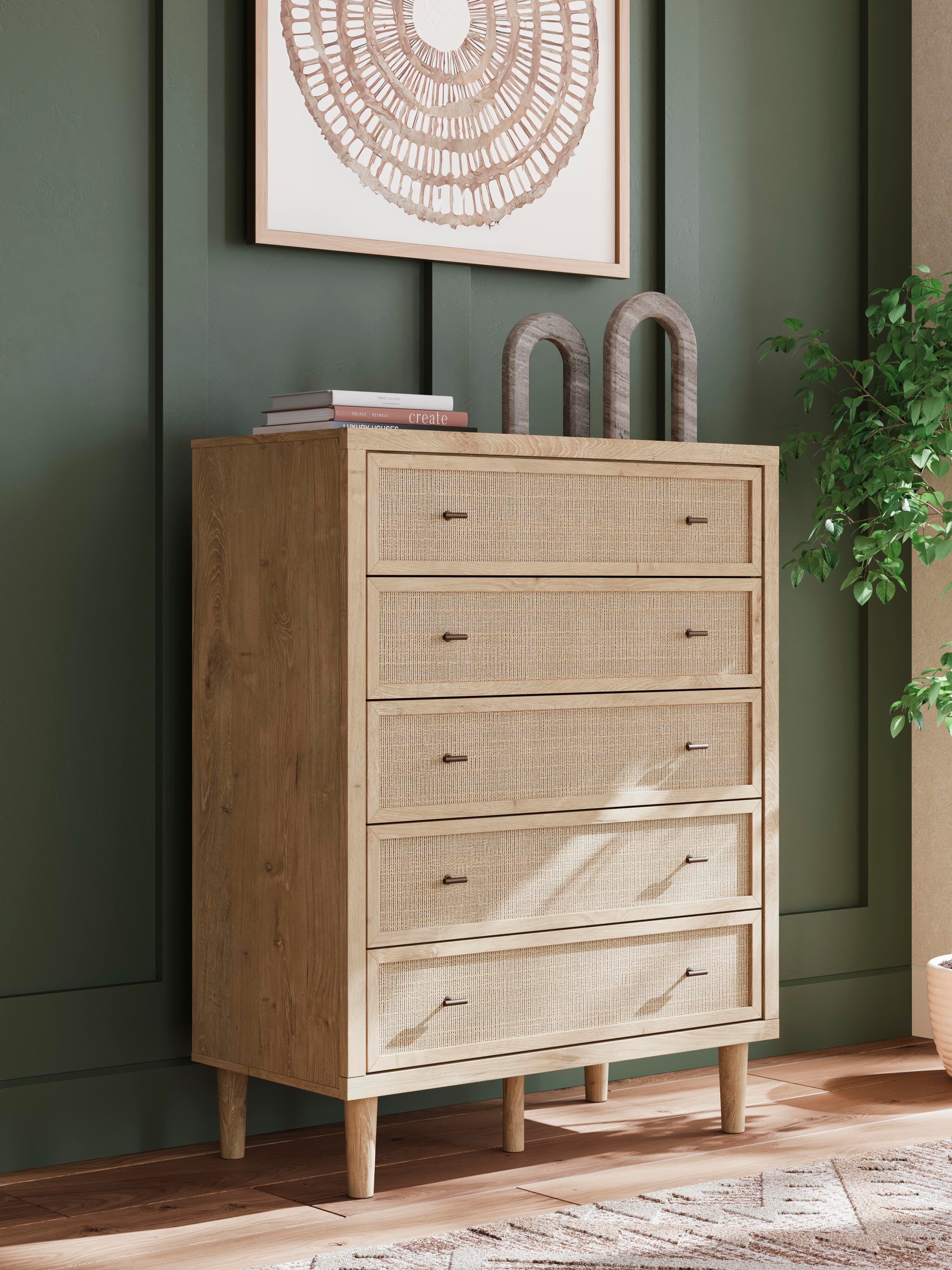 Click here for Cielden 5 Drawer Chest of Drawers  Two-tone prices