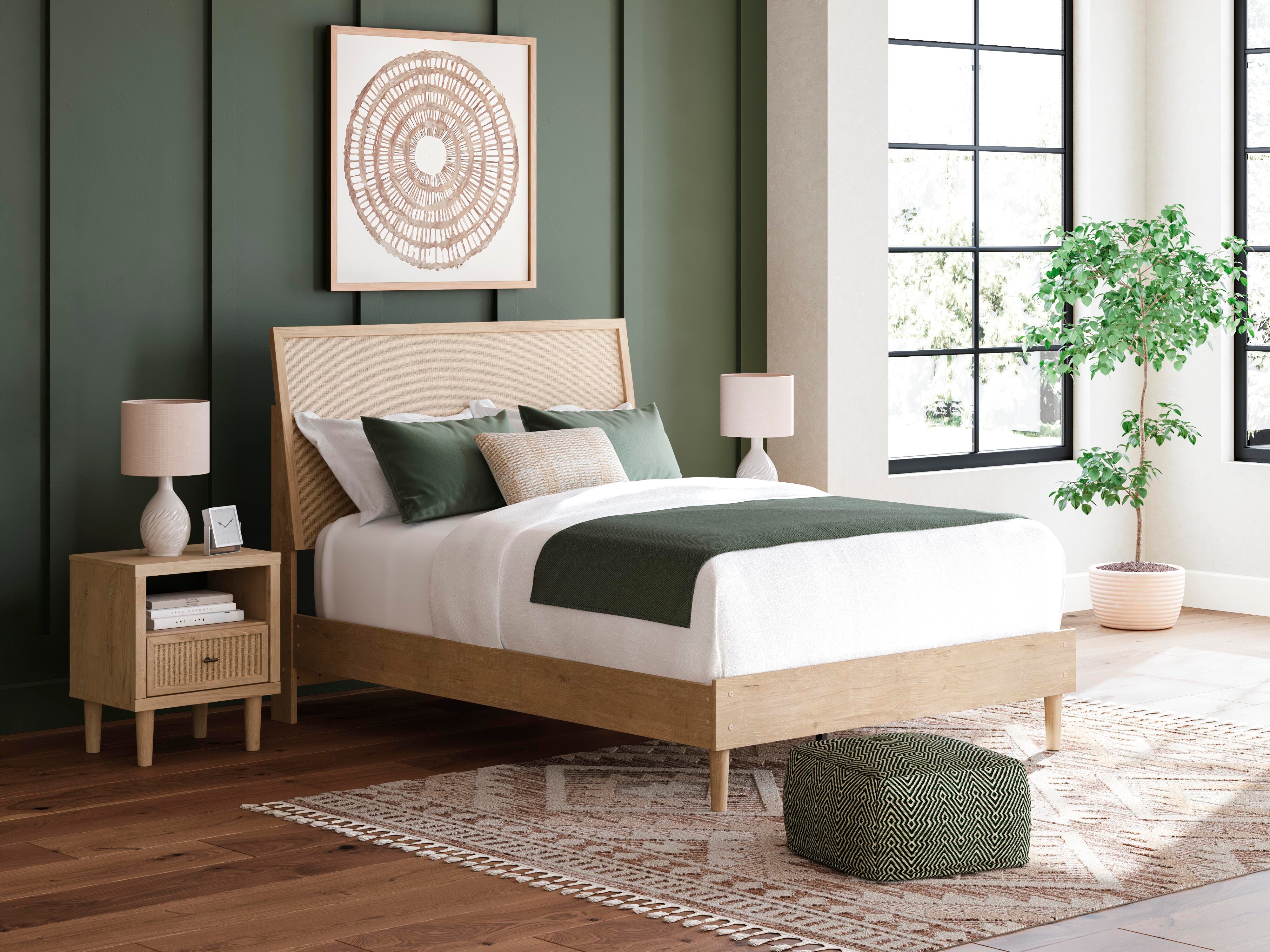 Click here for Cielden Queen Panel Bed  Two-tone prices
