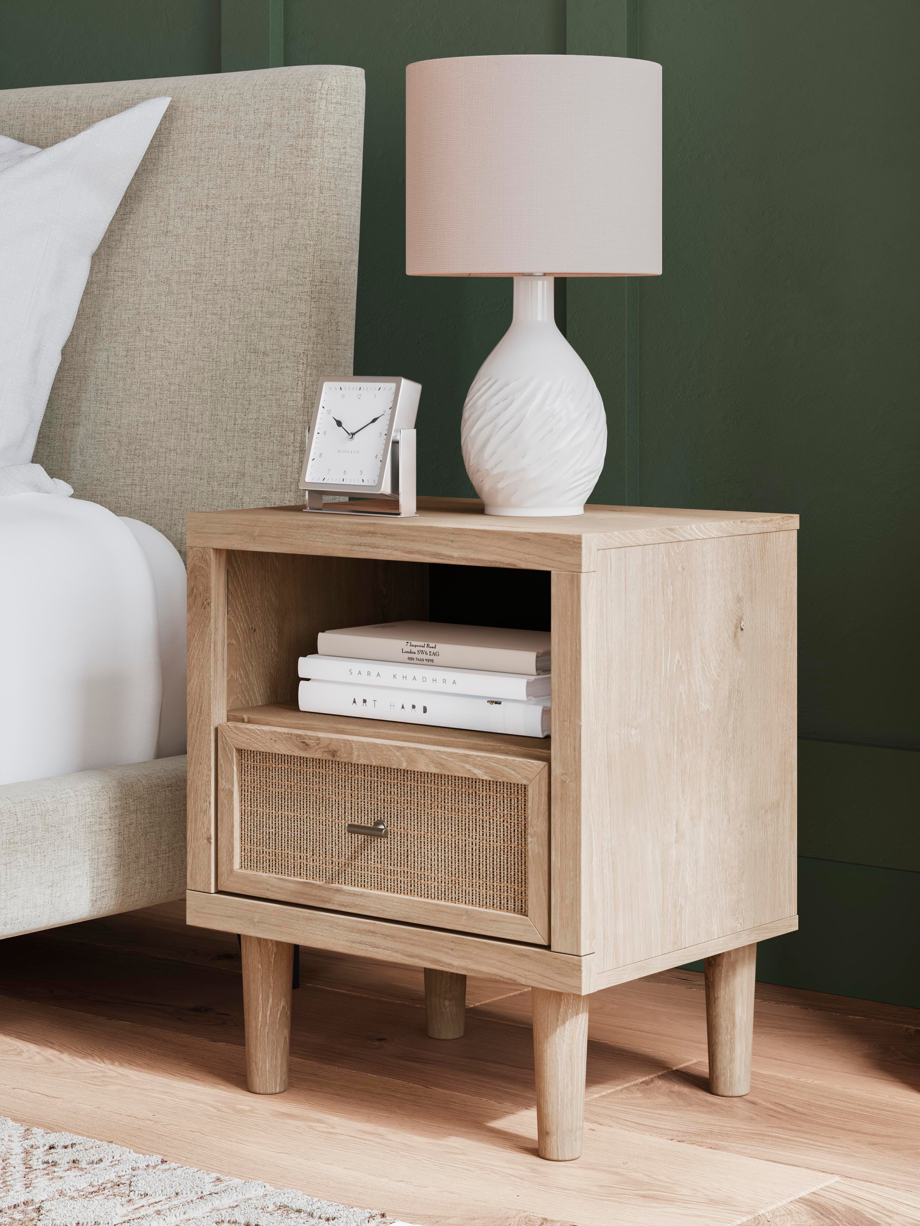 Click here for Cielden 21 1 Drawer Charging Nightstand  Two-tone prices