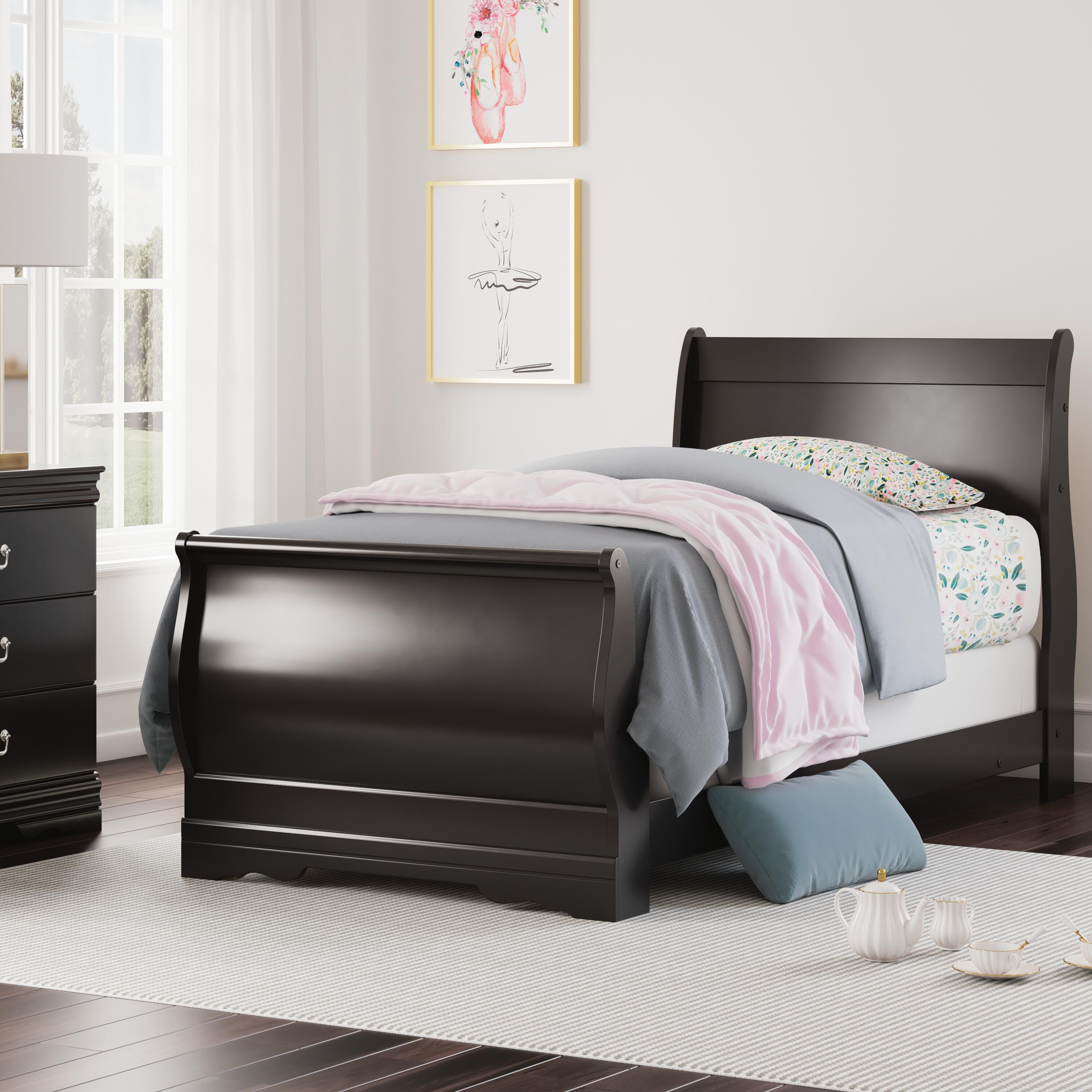 Click here for Huey Vineyard Twin Sleigh Bed  Black prices