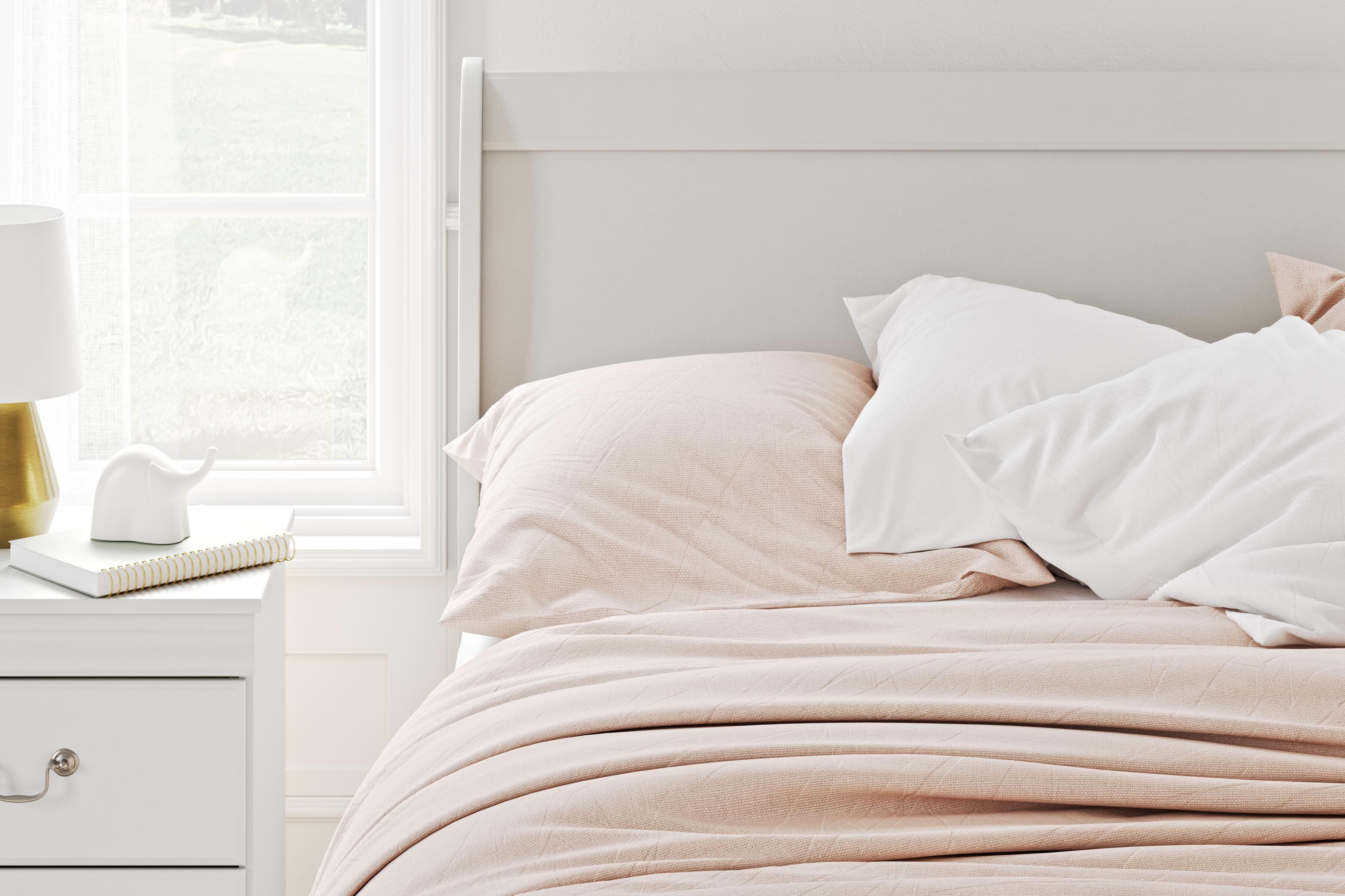 Click here for Anarasia Full Sleigh Headboard  White prices