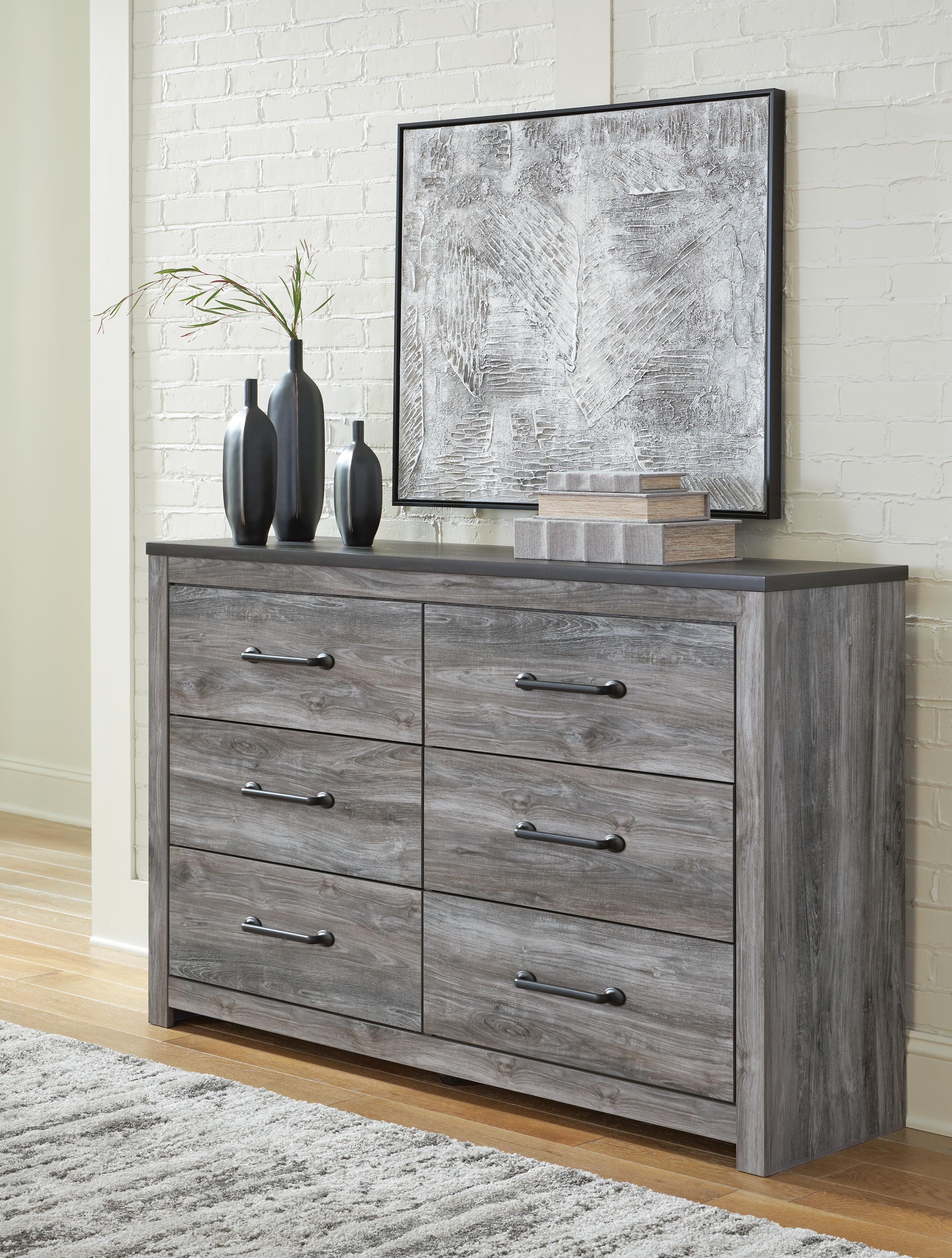 Click here for Bronyan 6 Drawer Dresser  Dark Gray prices