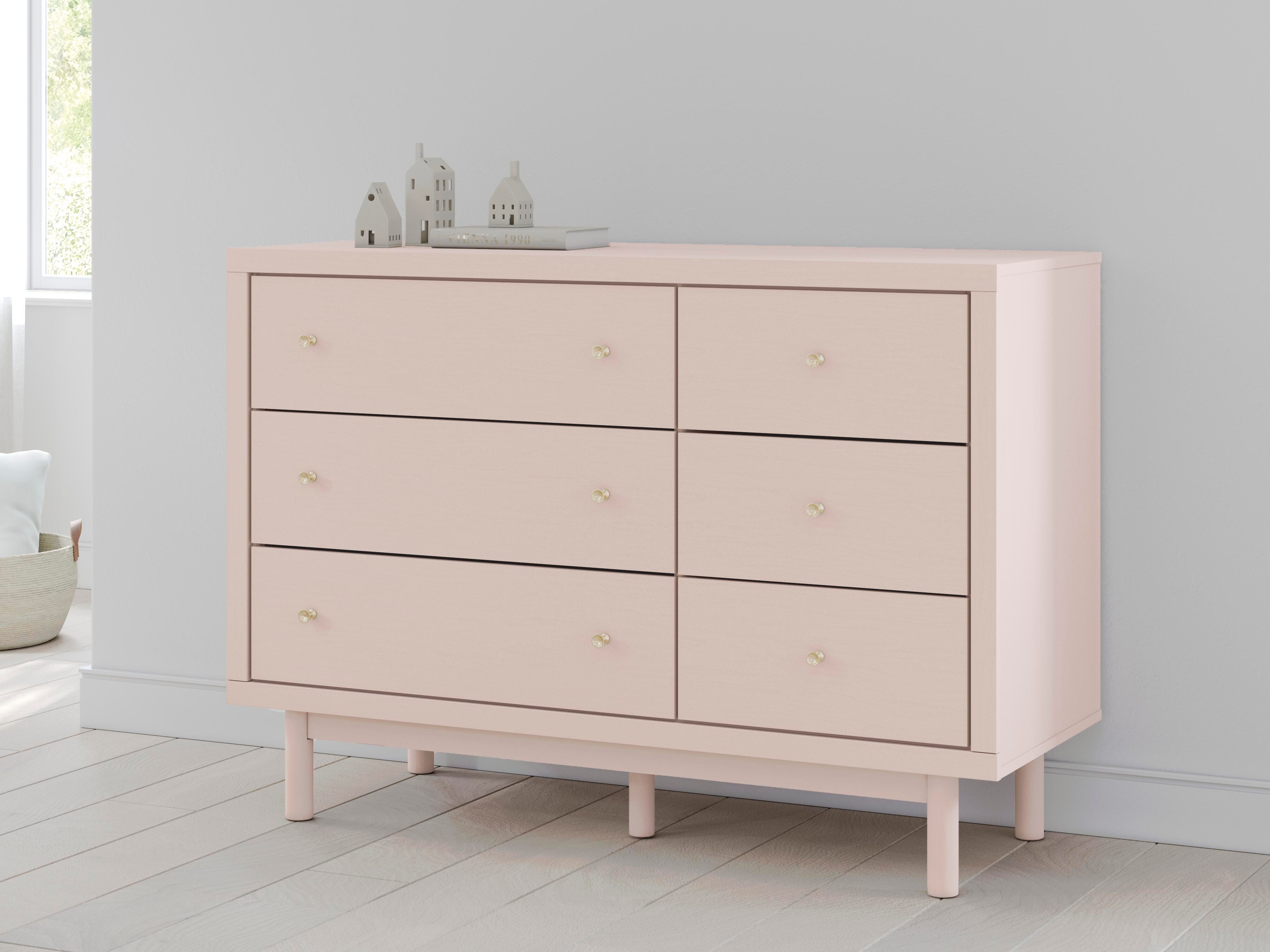 Click here for Wistenpine 6 Drawer Dresser  Blush prices