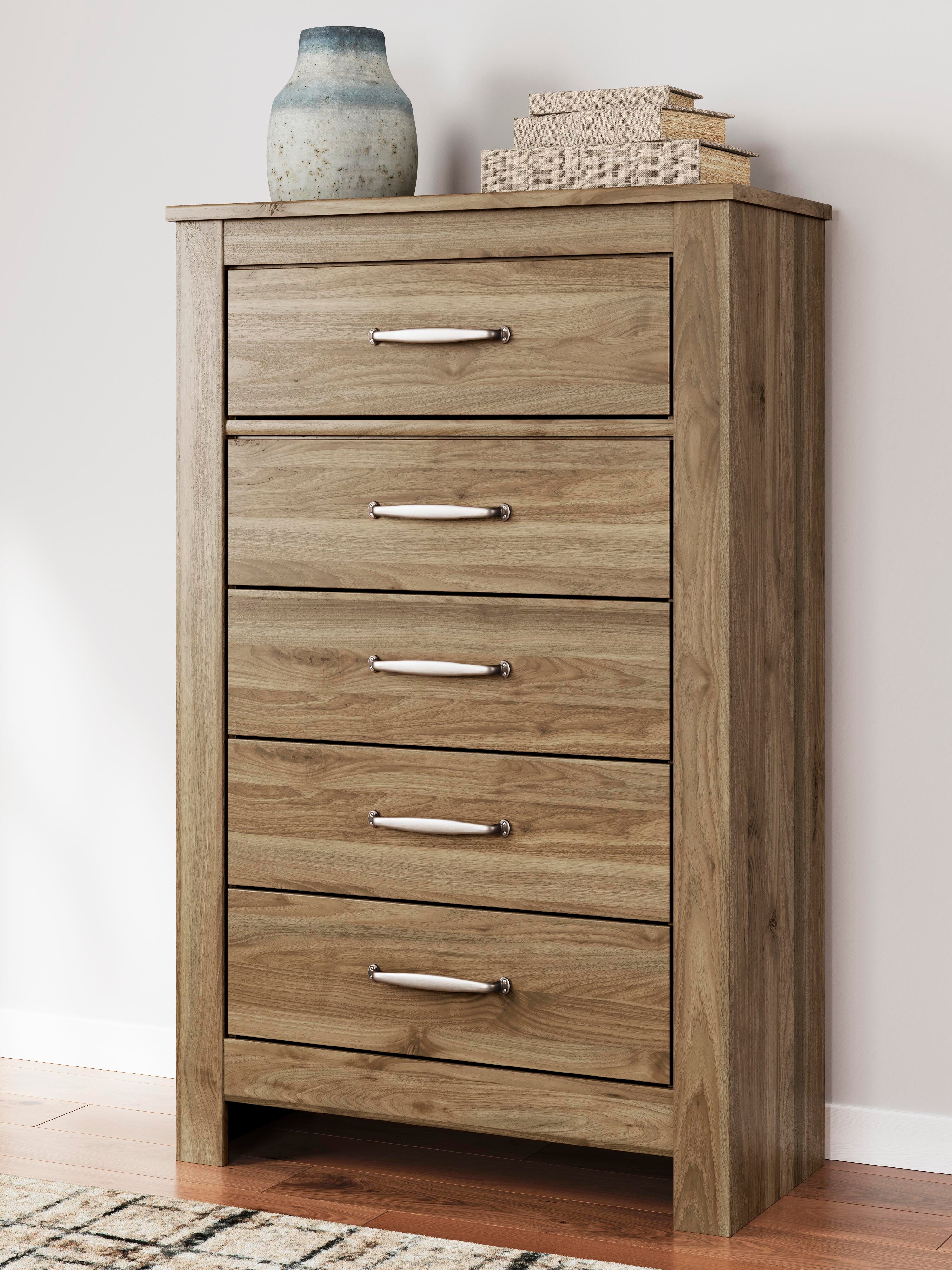 Click here for Zanbrook 5 Drawer Chest of Drawers  Brown prices
