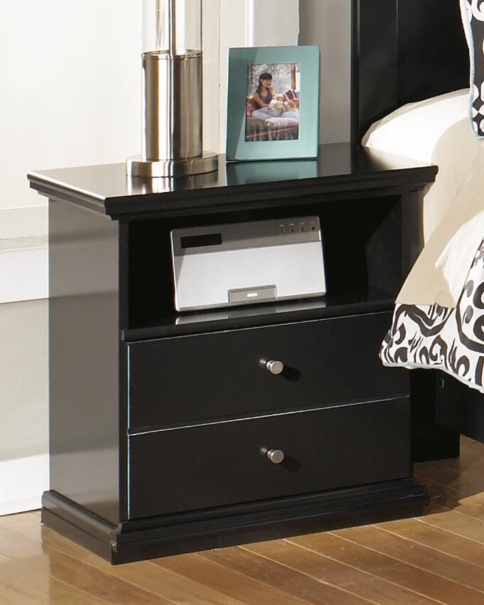 Click here for Maribel 23 1 Drawer Nightstand  Black prices