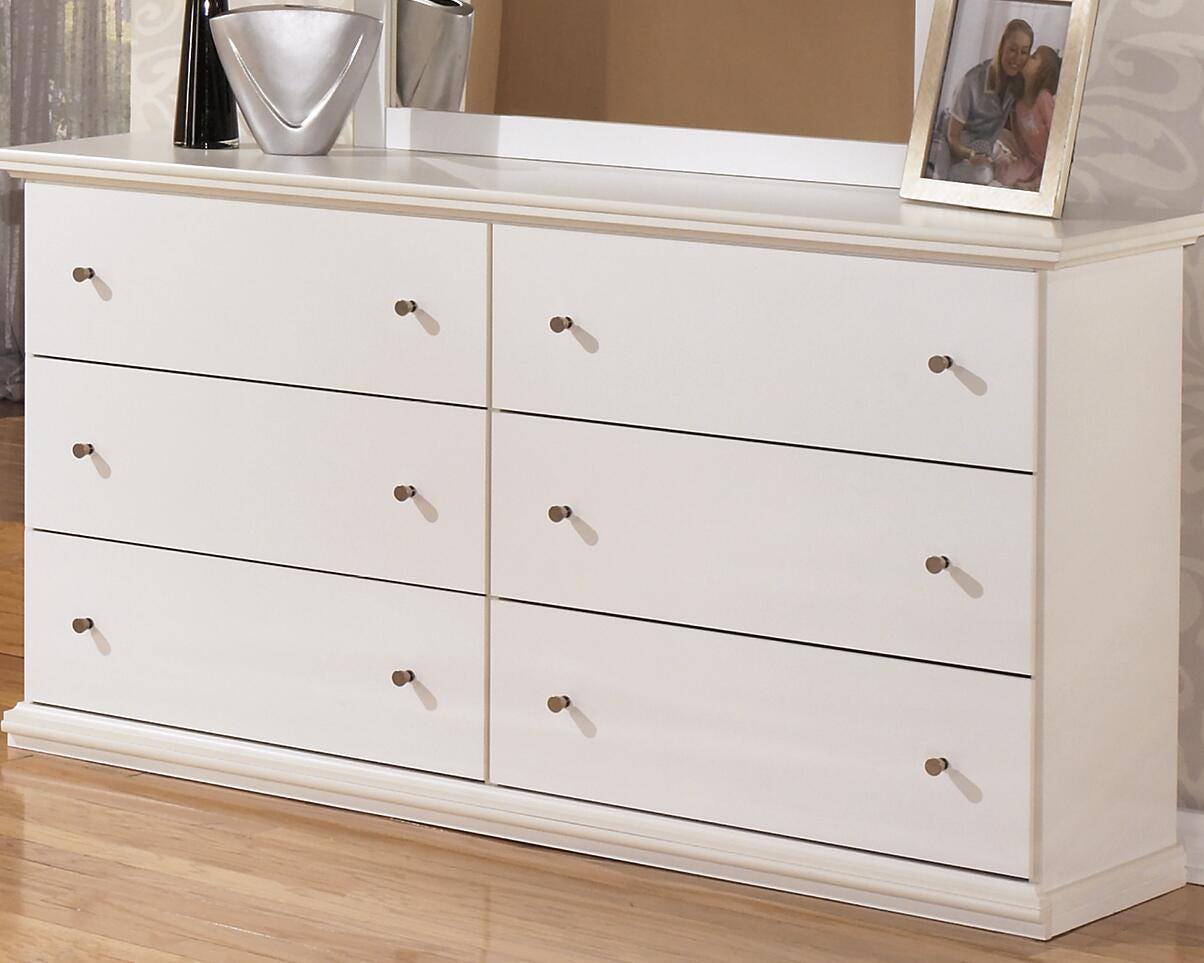 Click here for Bostwick Shoals 6 Drawer Dresser  White prices