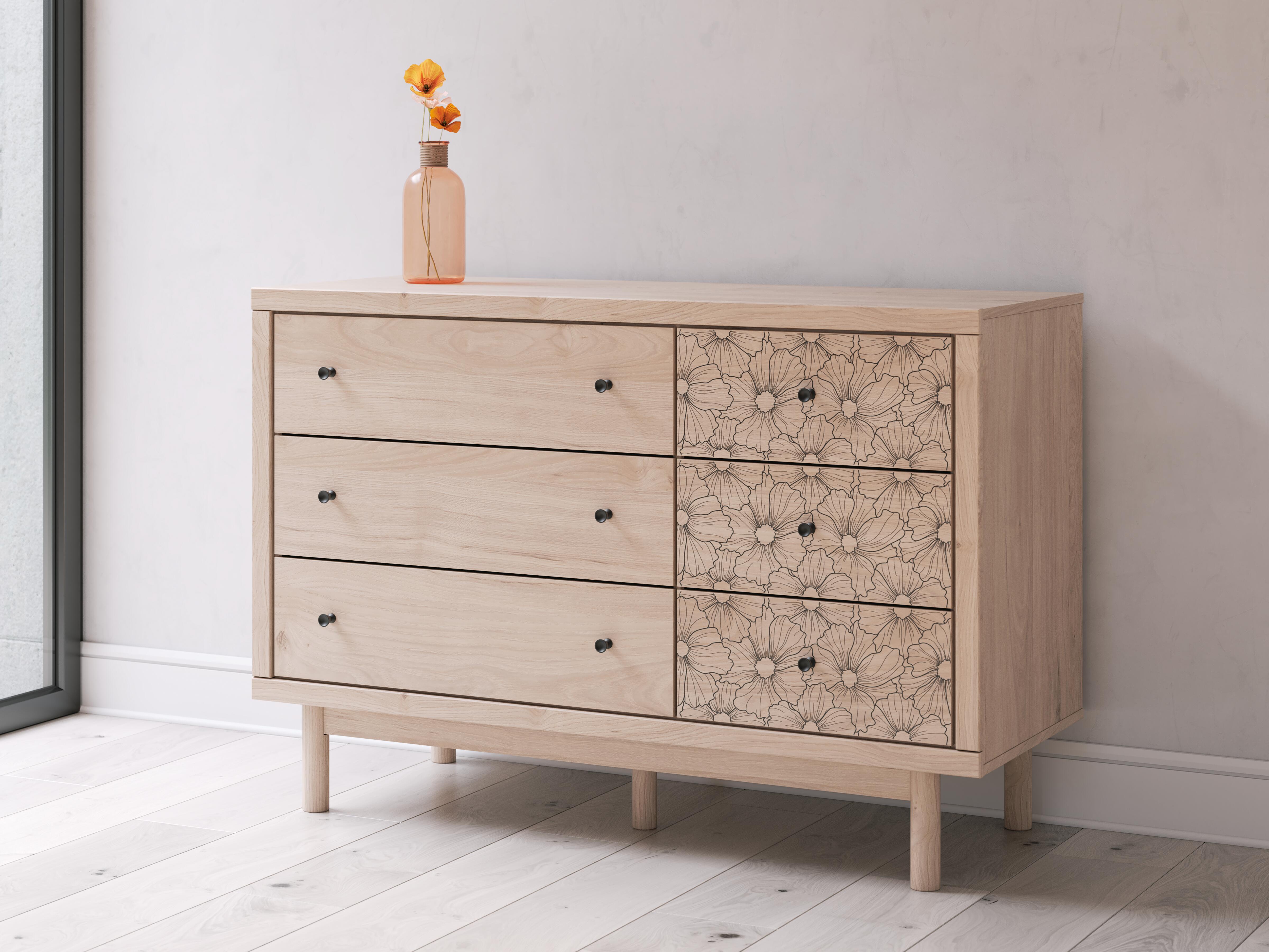 Click here for Shapella 6 Drawer Dresser  Tan prices