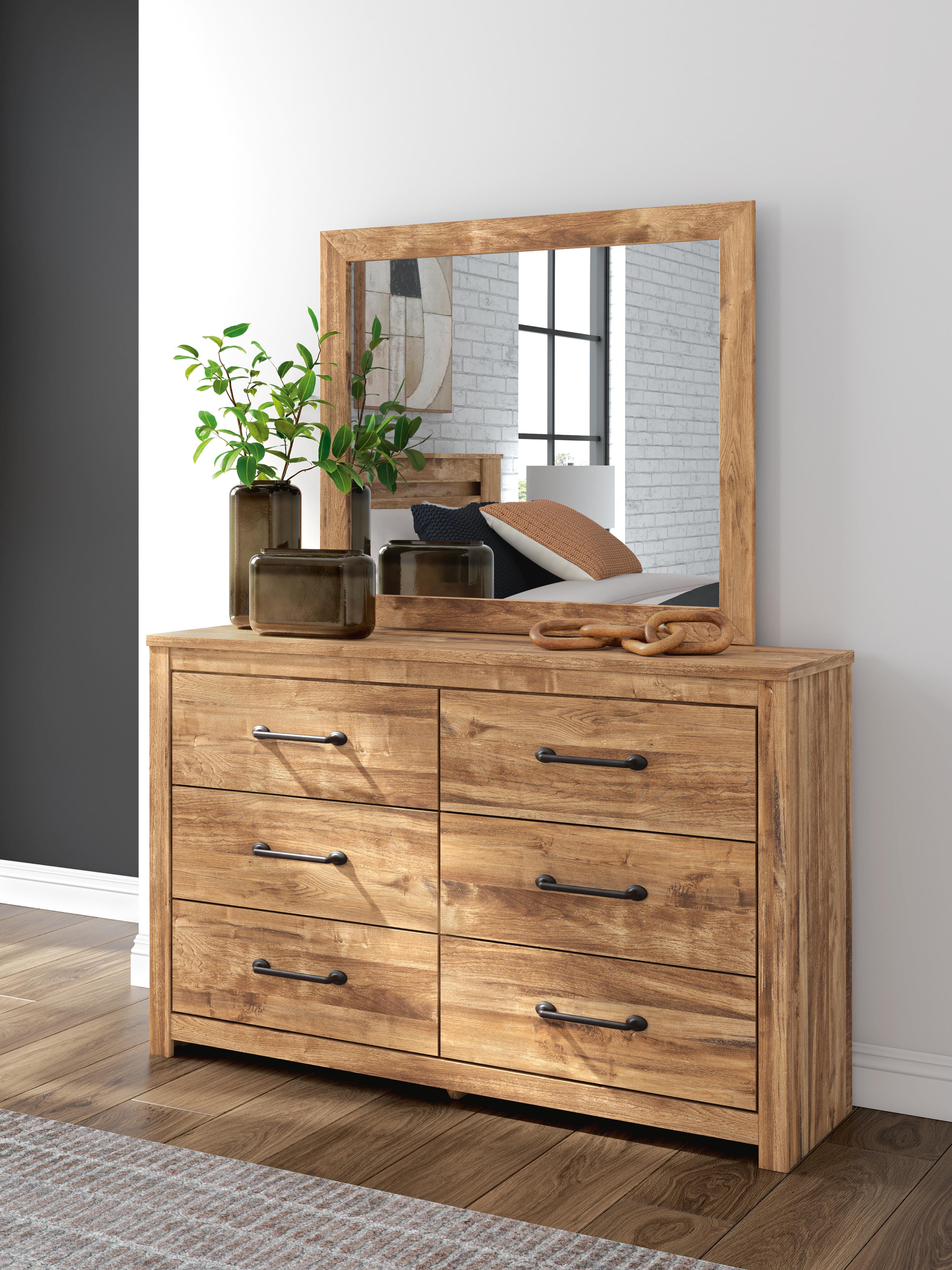 Click here for Branstony 6 Drawer Dresser and Mirror  Brown prices