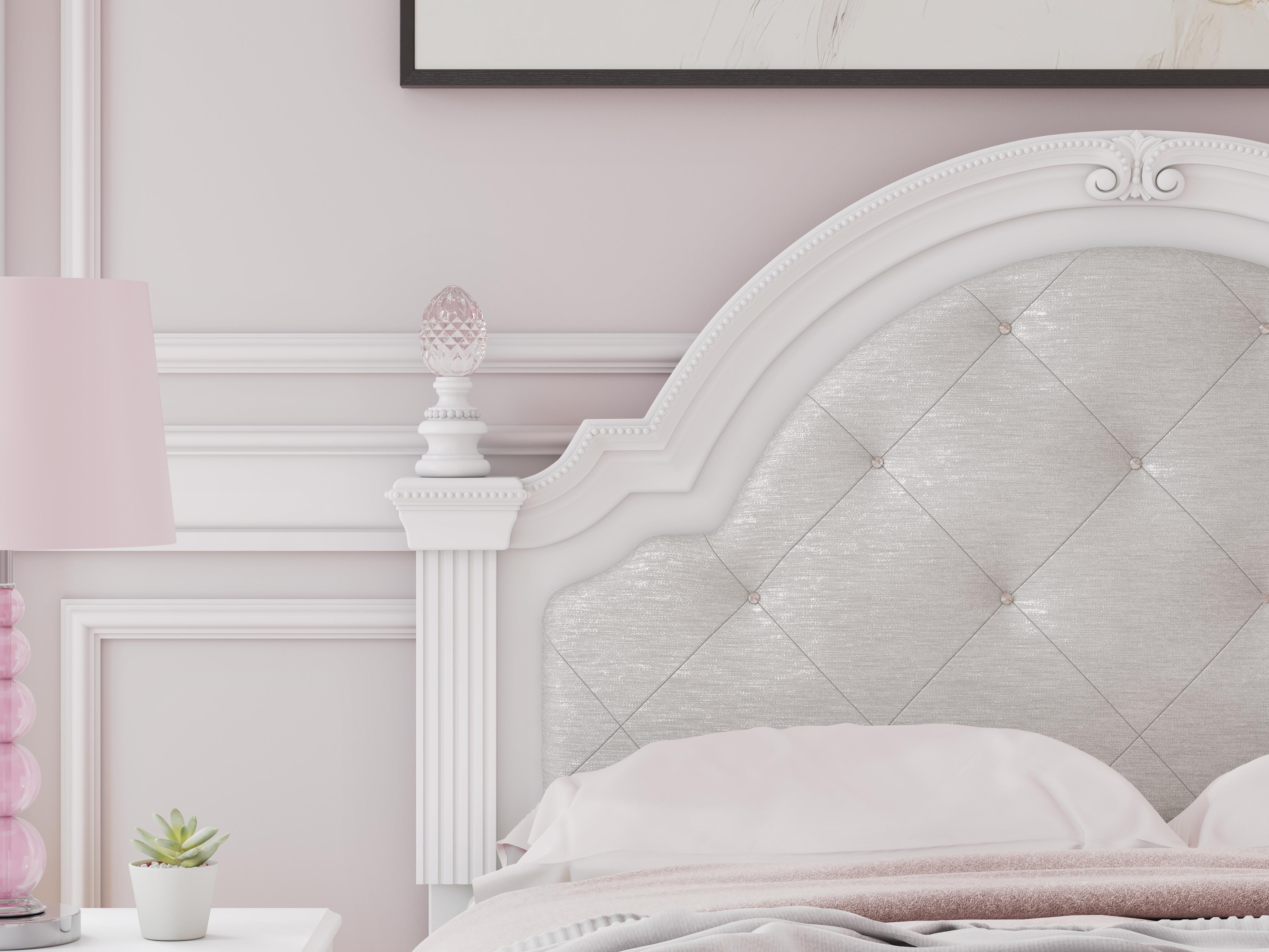 Click here for Maylilly Full Upholstered Panel Headboard  White prices