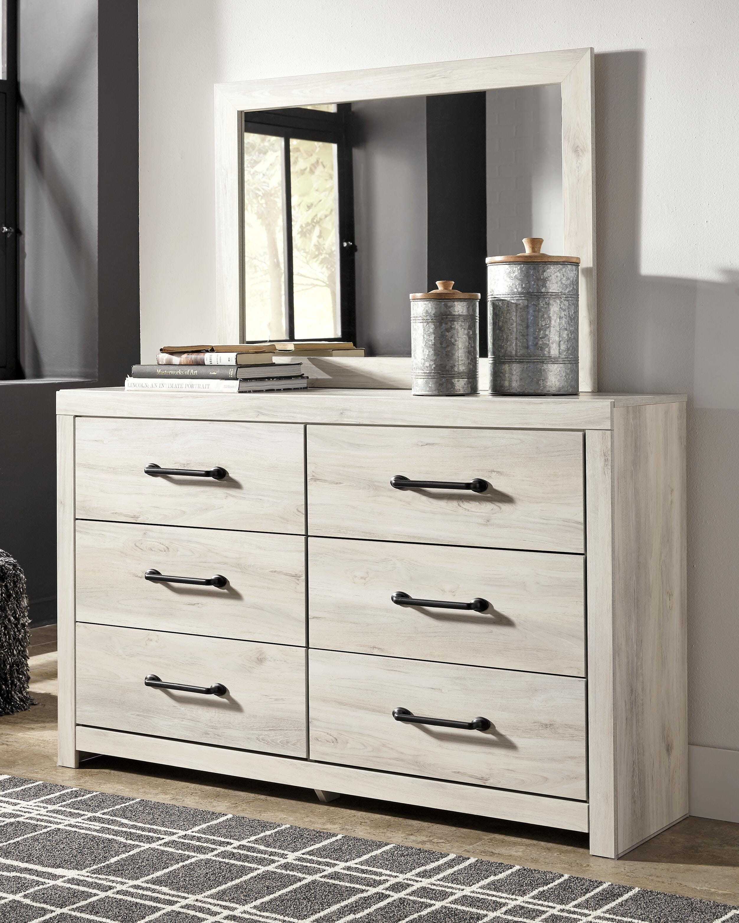 Click here for Cambeck 6 Drawer Dresser and Mirror  Whitewash prices