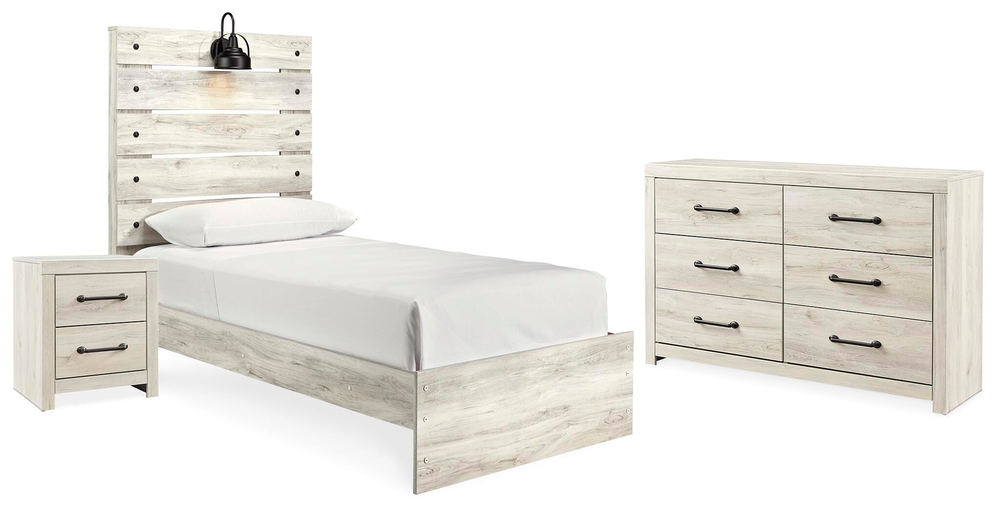 Click here for Cambeck Twin Panel Bed with Dresser and Nightstand... prices