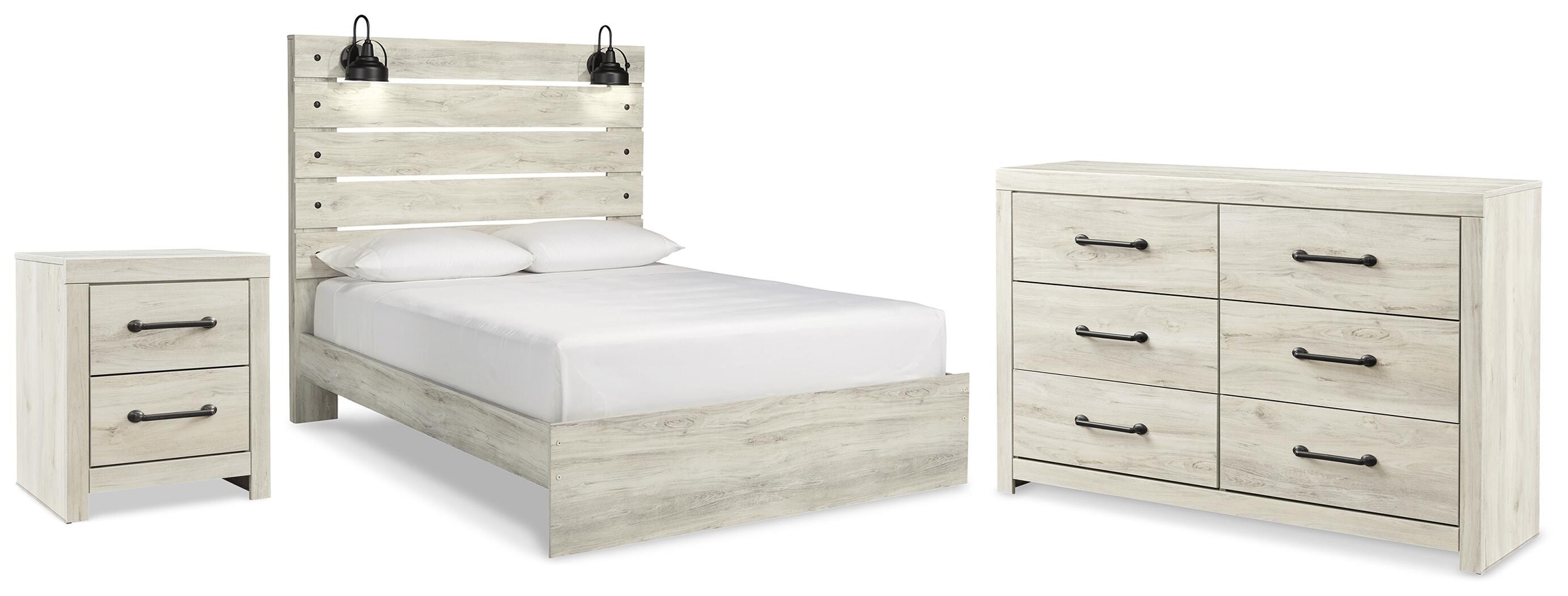 Click here for Cambeck Queen Panel Bed with Dresser and Nightstan... prices