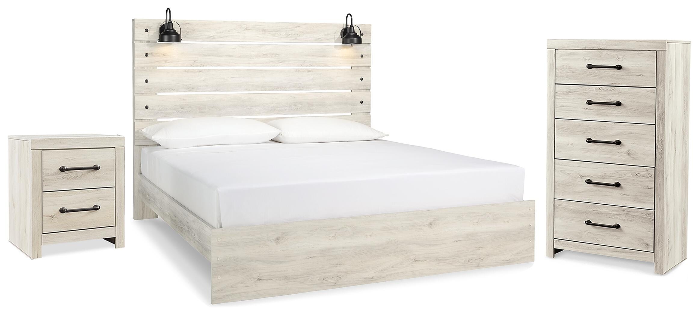 Click here for Cambeck King Panel Bed with Chest and Nightstand... prices
