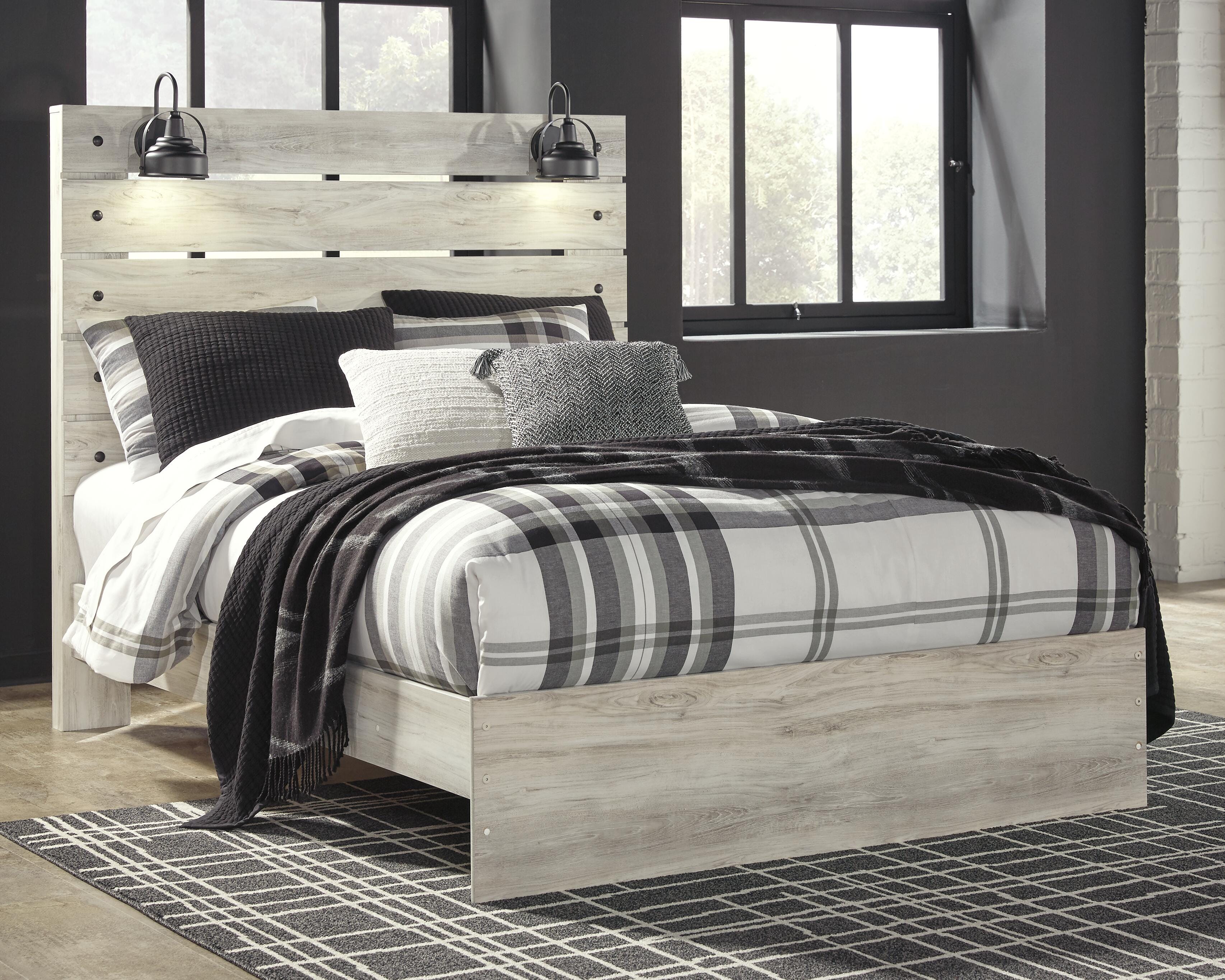 Click here for Cambeck Queen Panel Bed  Whitewash prices