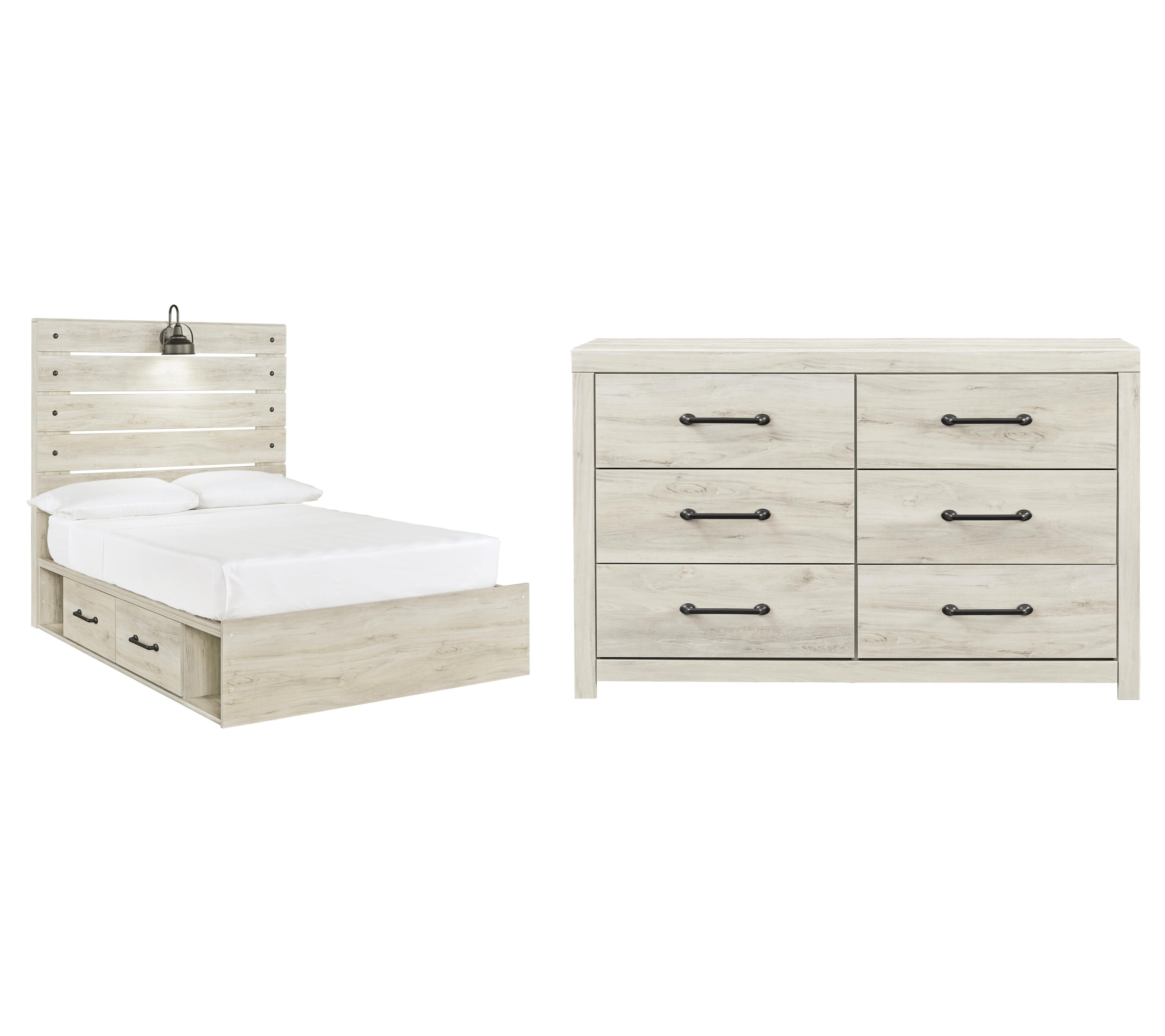 Click here for Cambeck Full Panel Bed with 2 Storage Drawers with... prices
