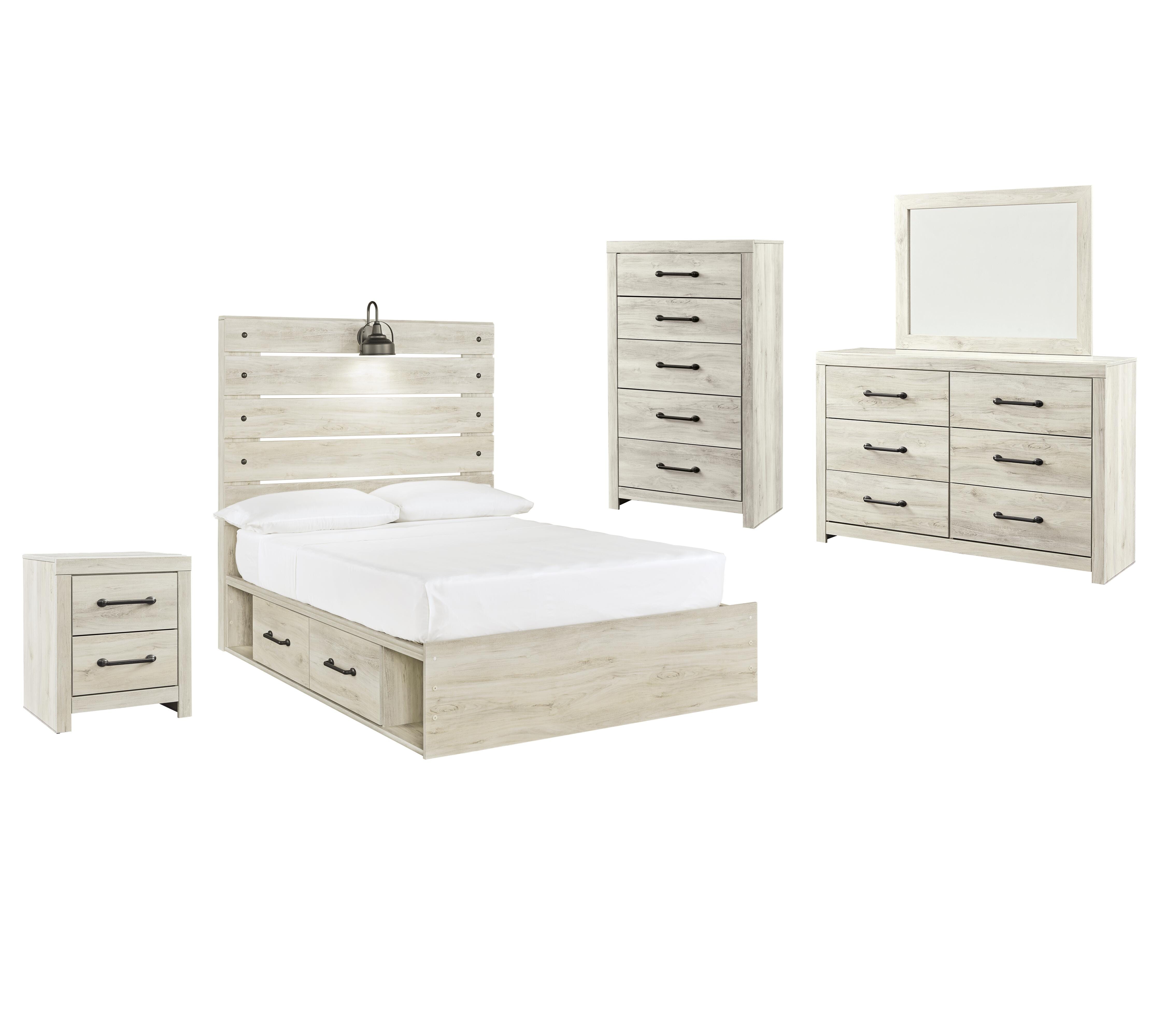 Click here for Cambeck Full Panel Bed with 2 Storage Drawers with... prices