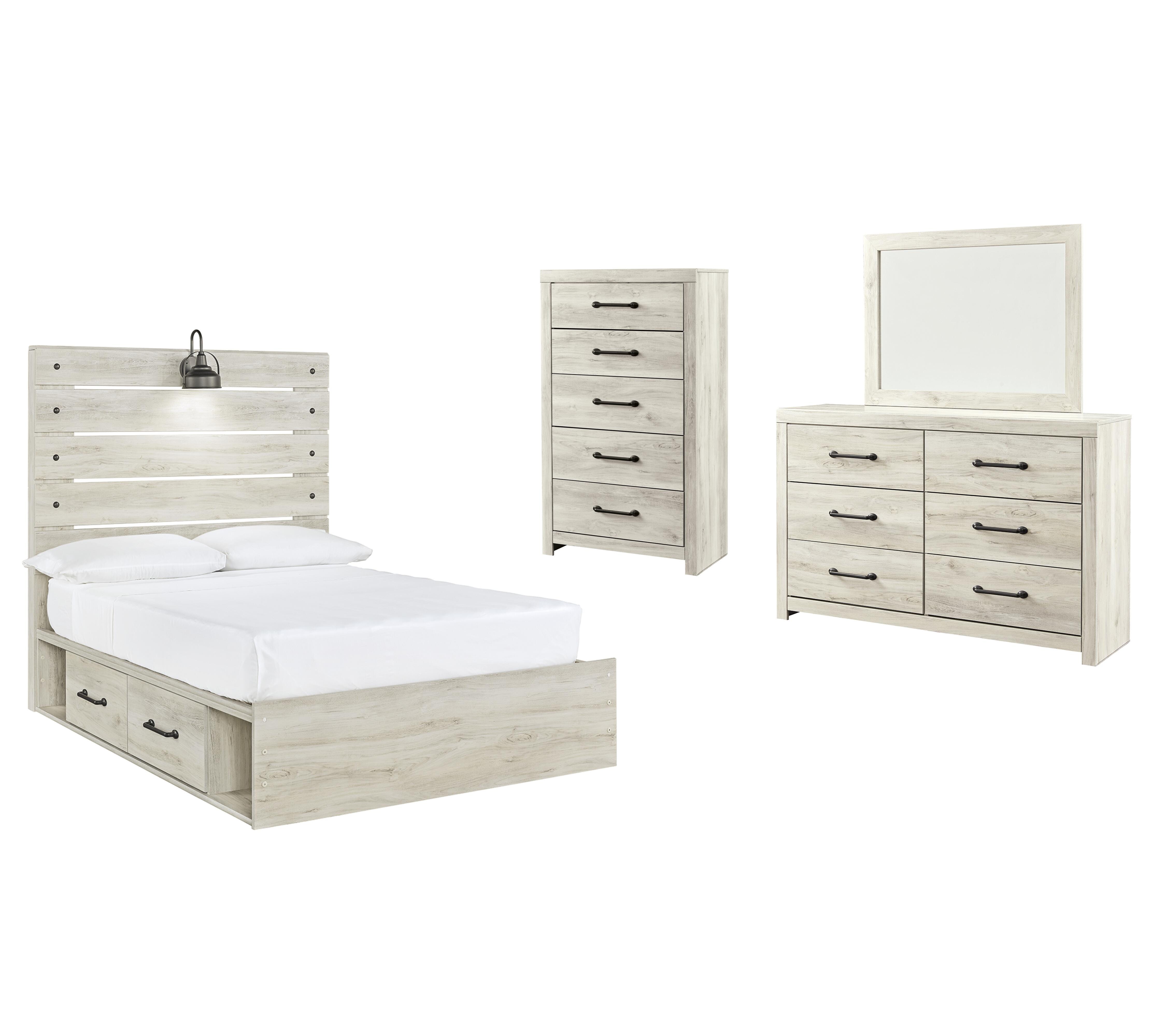 Click here for Cambeck Full Panel Bed with 2 Storage Drawers with... prices