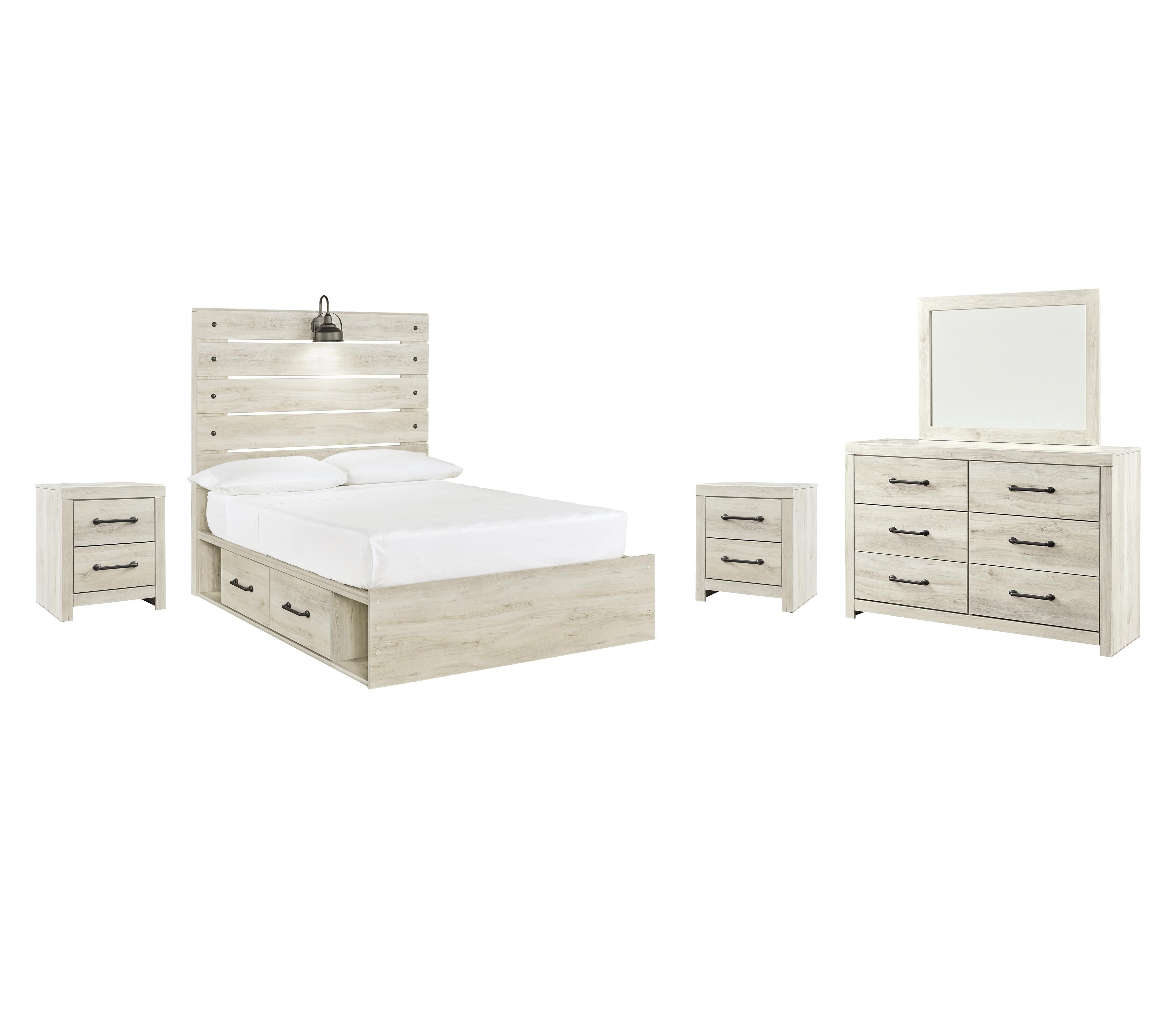 Click here for Cambeck Full Panel Bed with 2 Storage Drawers with... prices