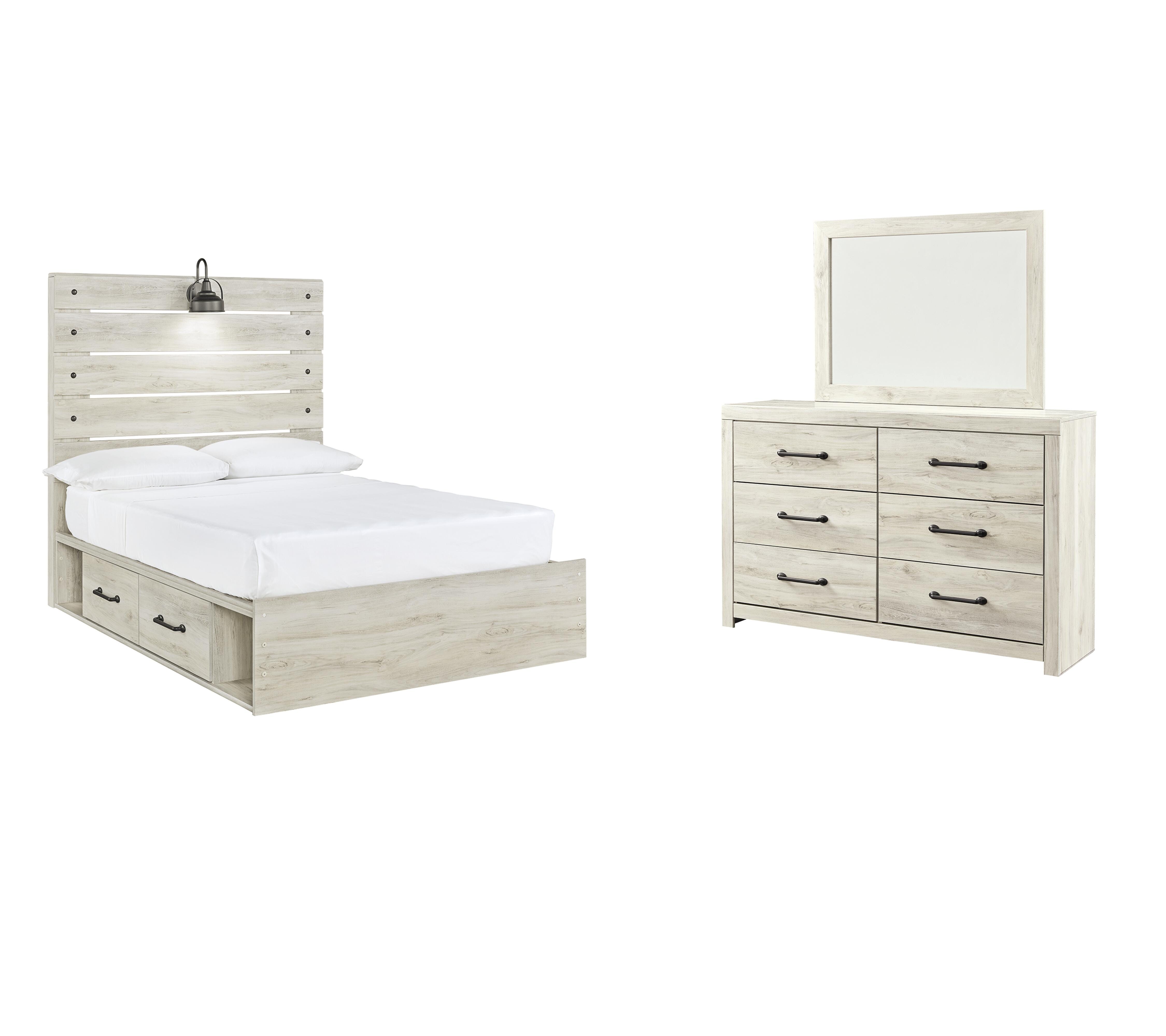 Click here for Cambeck Full Panel Bed with 2 Storage Drawers with... prices