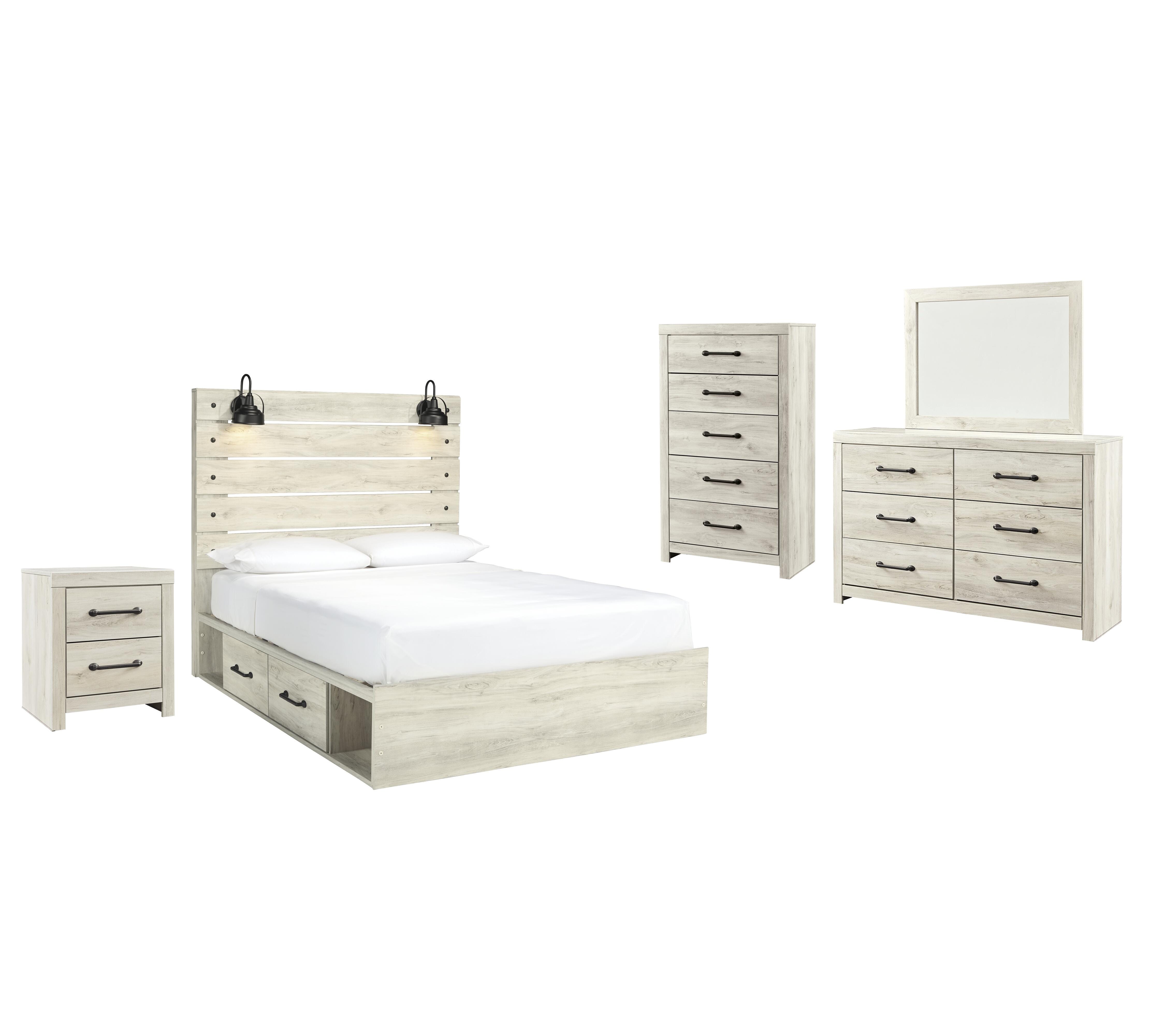 Click here for Cambeck Queen Panel Bed with 2 Storage Drawers wit... prices