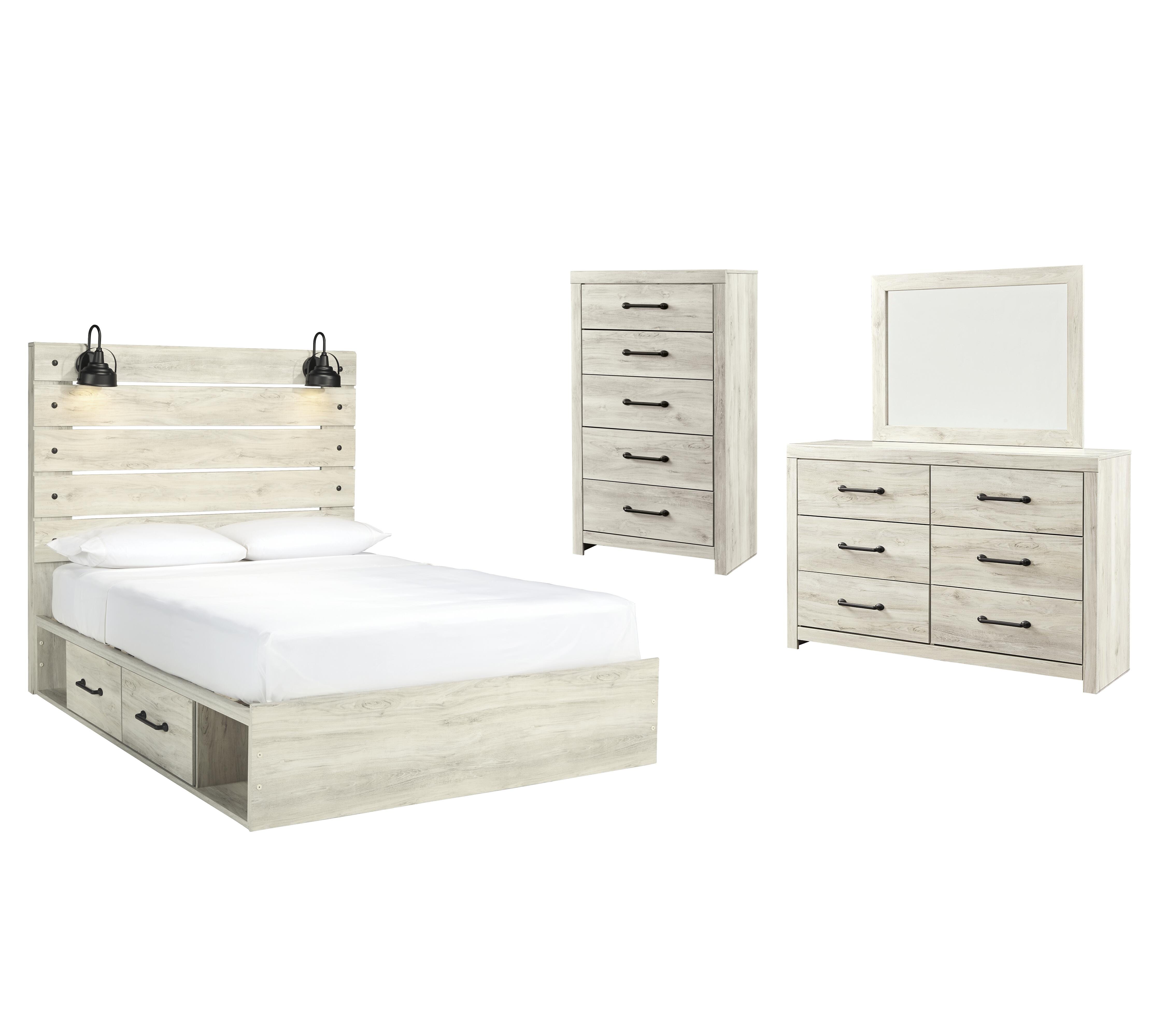 Click here for Cambeck Queen Panel Bed with 2 Storage Drawers wit... prices