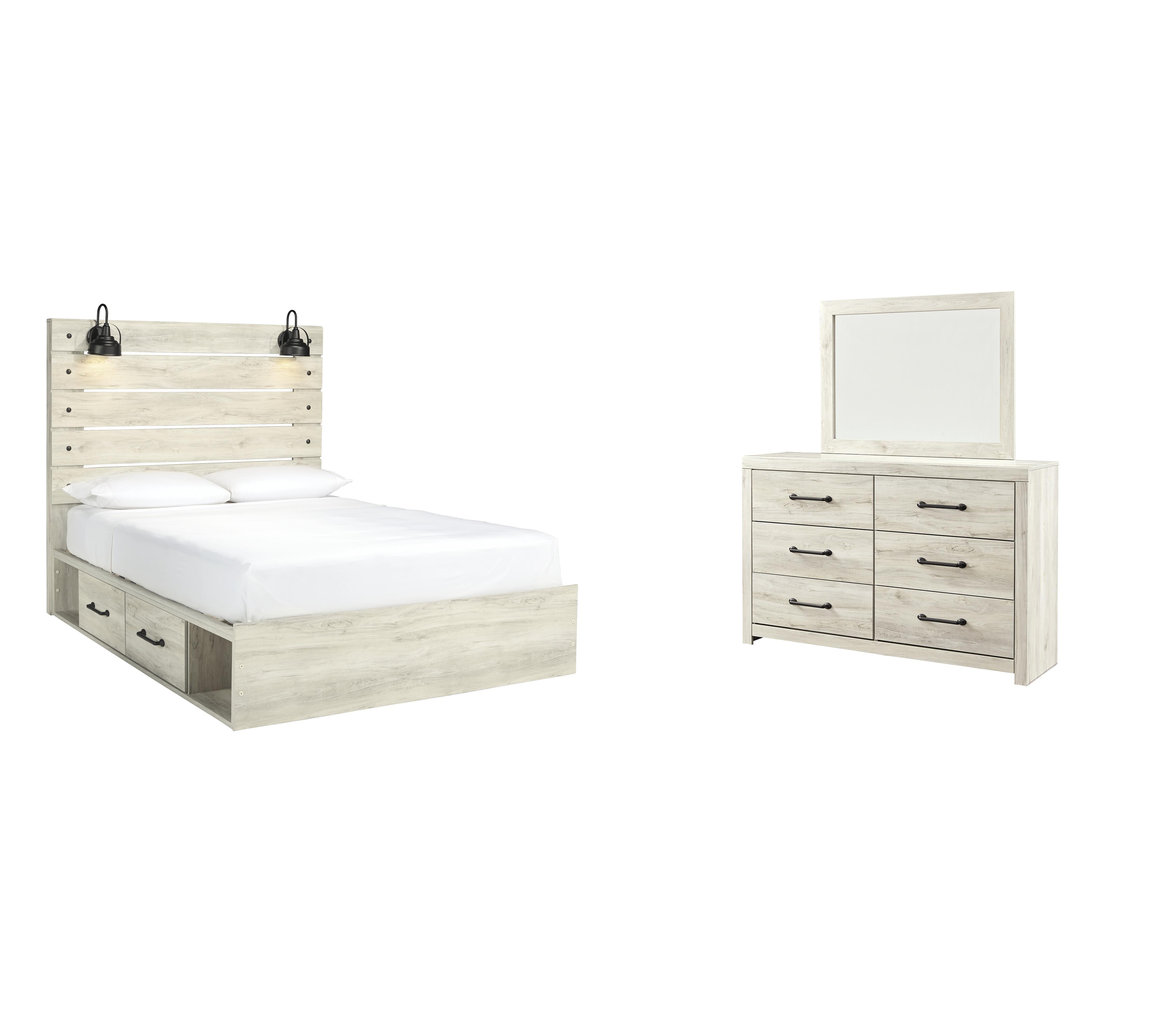 Click here for Cambeck Queen Panel Bed with 2 Storage Drawers wit... prices