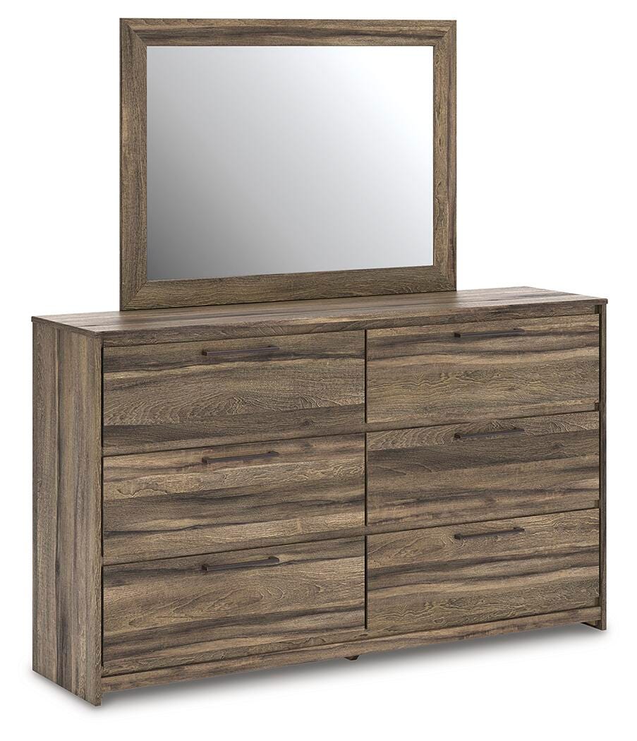 Click here for Baystorm 6 Drawer Dresser and 42 Mirror  Brown prices