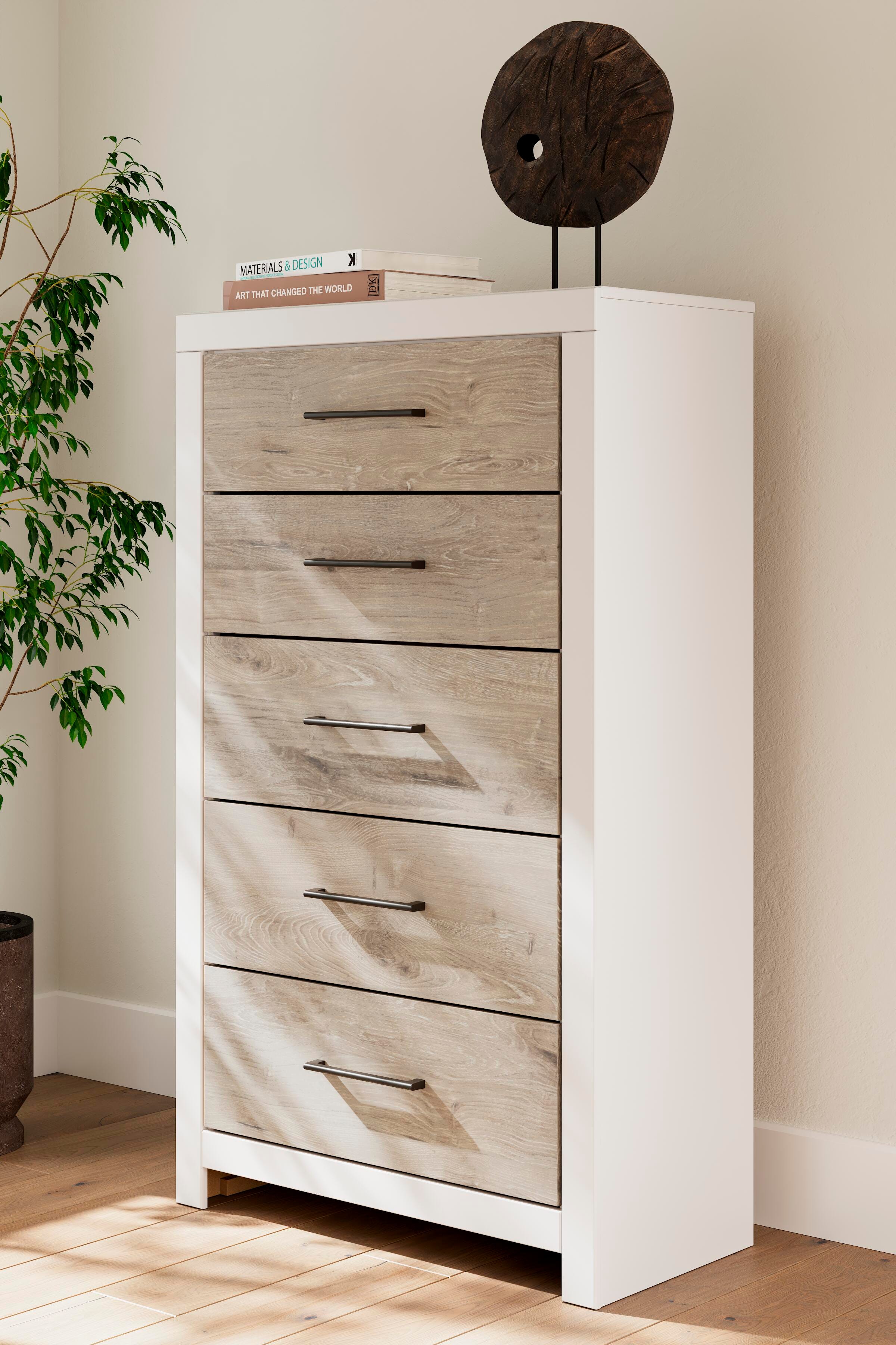 Click here for Charbitt 5 Drawer Chest of Drawers  Two-tone prices