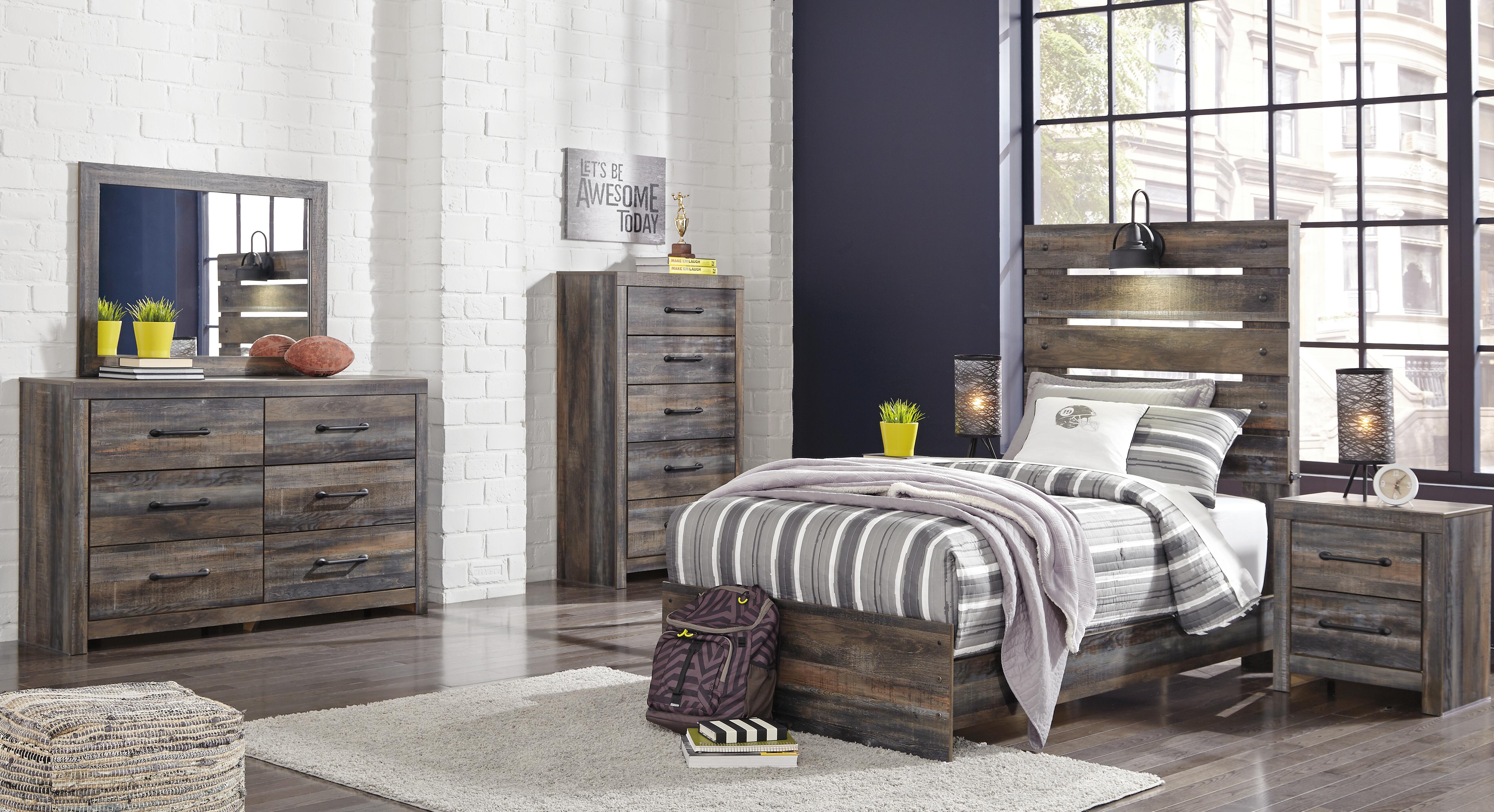 Click here for Drystan Twin Panel Bed with Dresser  Multi prices