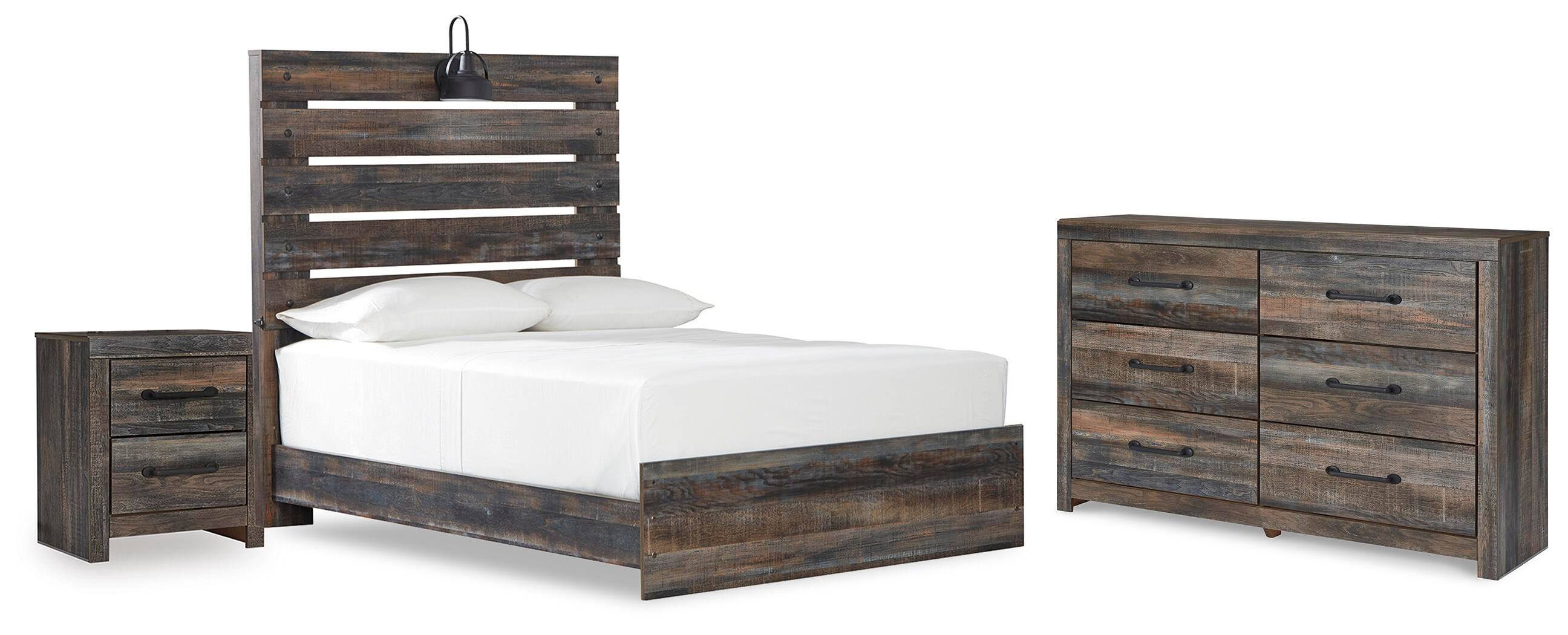 Click here for Drystan Full Panel Bed with Dresser and Nightstand... prices
