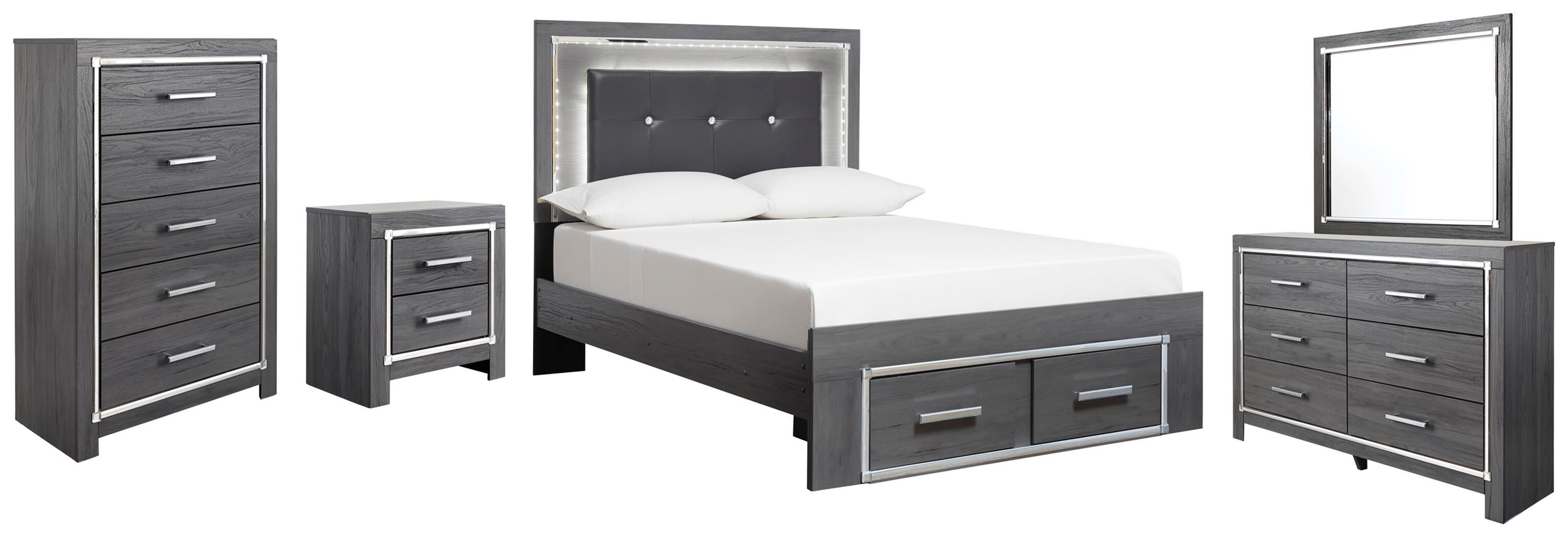 Click here for Lodanna Full Panel Bed with 2 Storage Drawers with... prices