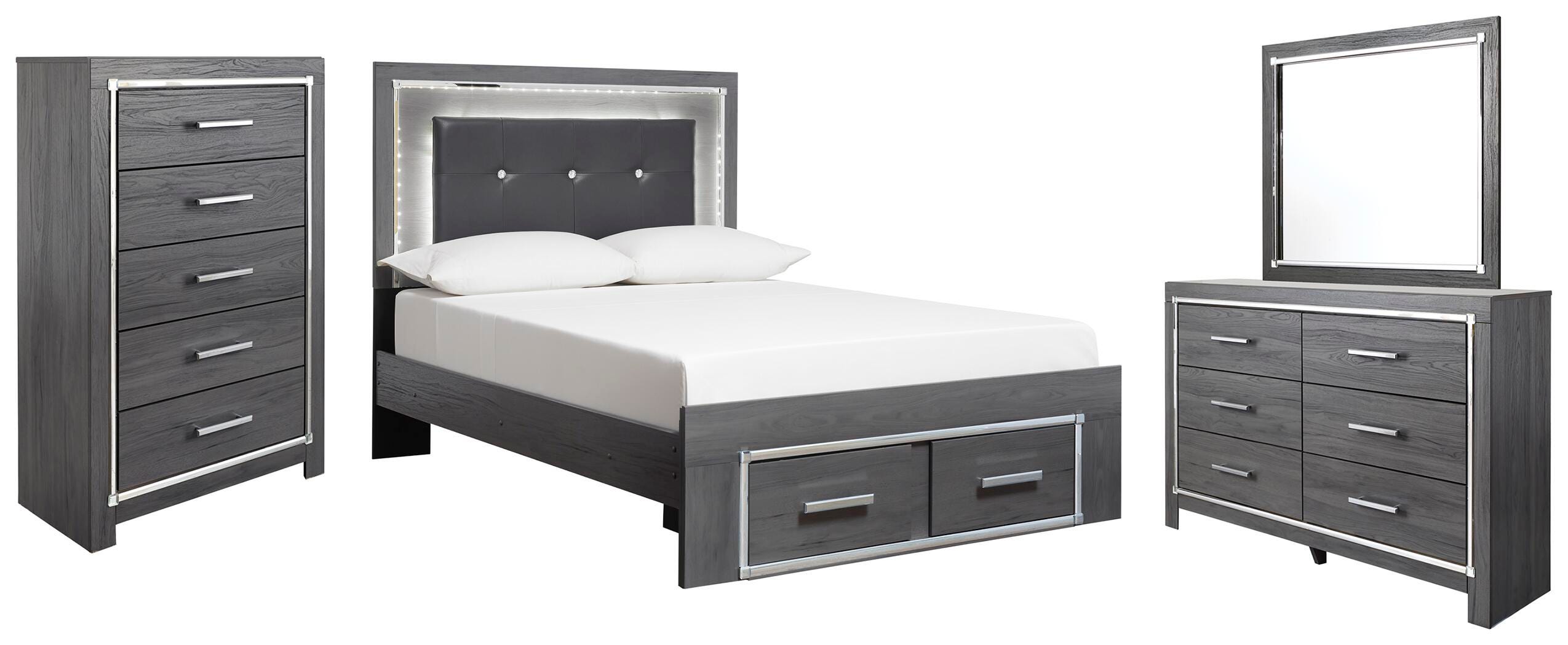 Click here for Lodanna Full Panel Bed with 2 Storage Drawers with... prices