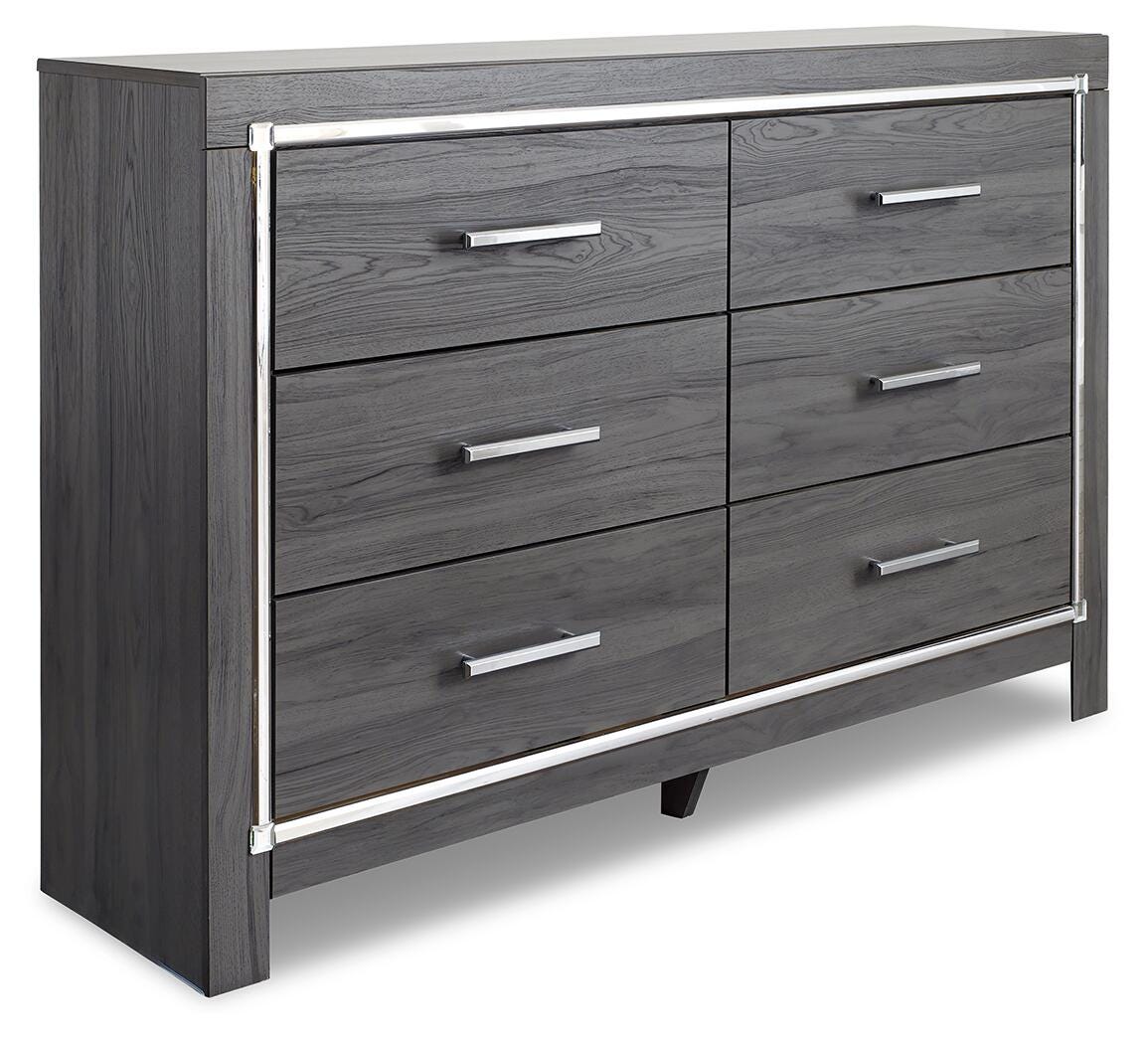 Click here for Lodanna 6 Drawer Dresser  Gray prices