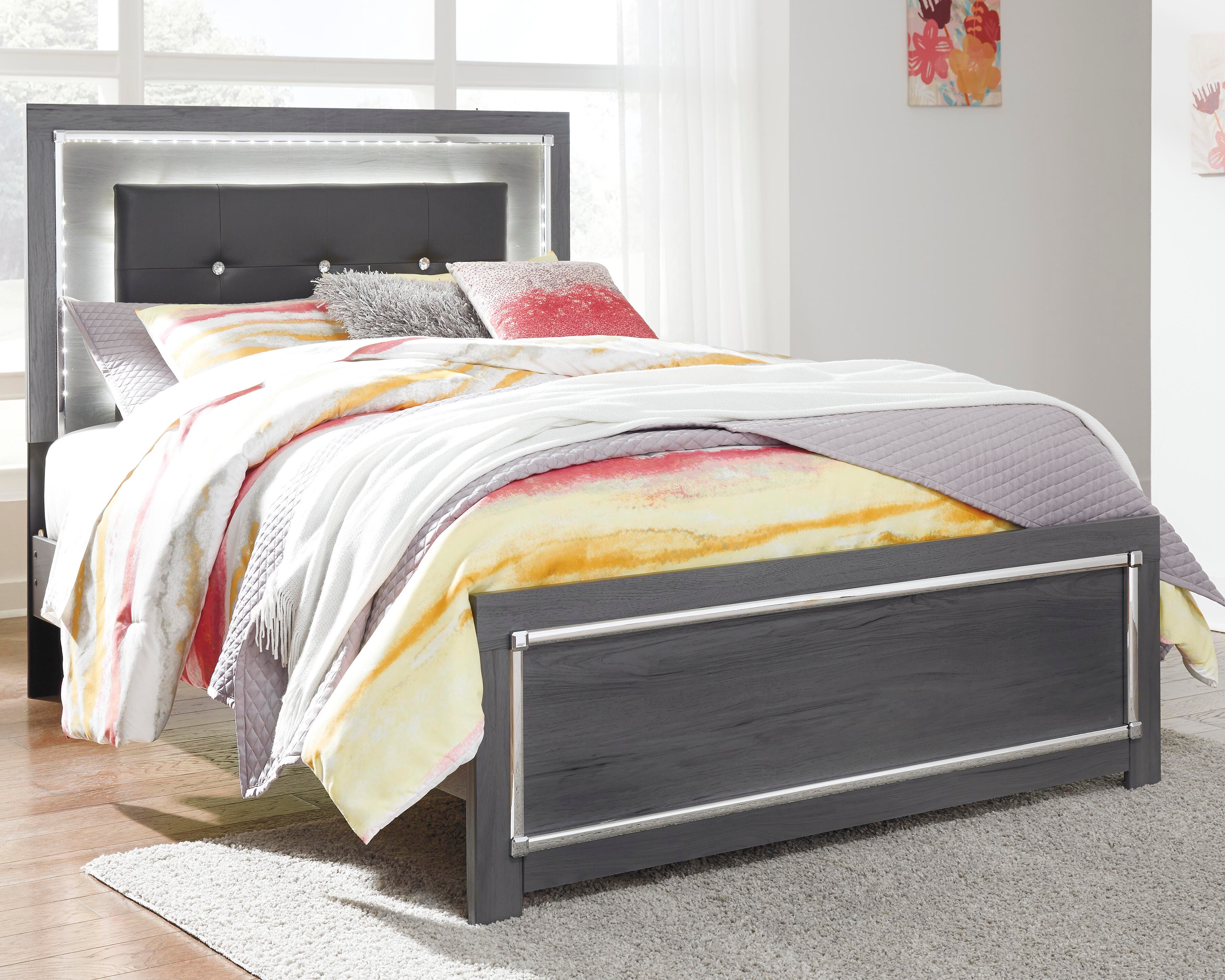 Click here for Lodanna Full Panel Bed  Gray prices