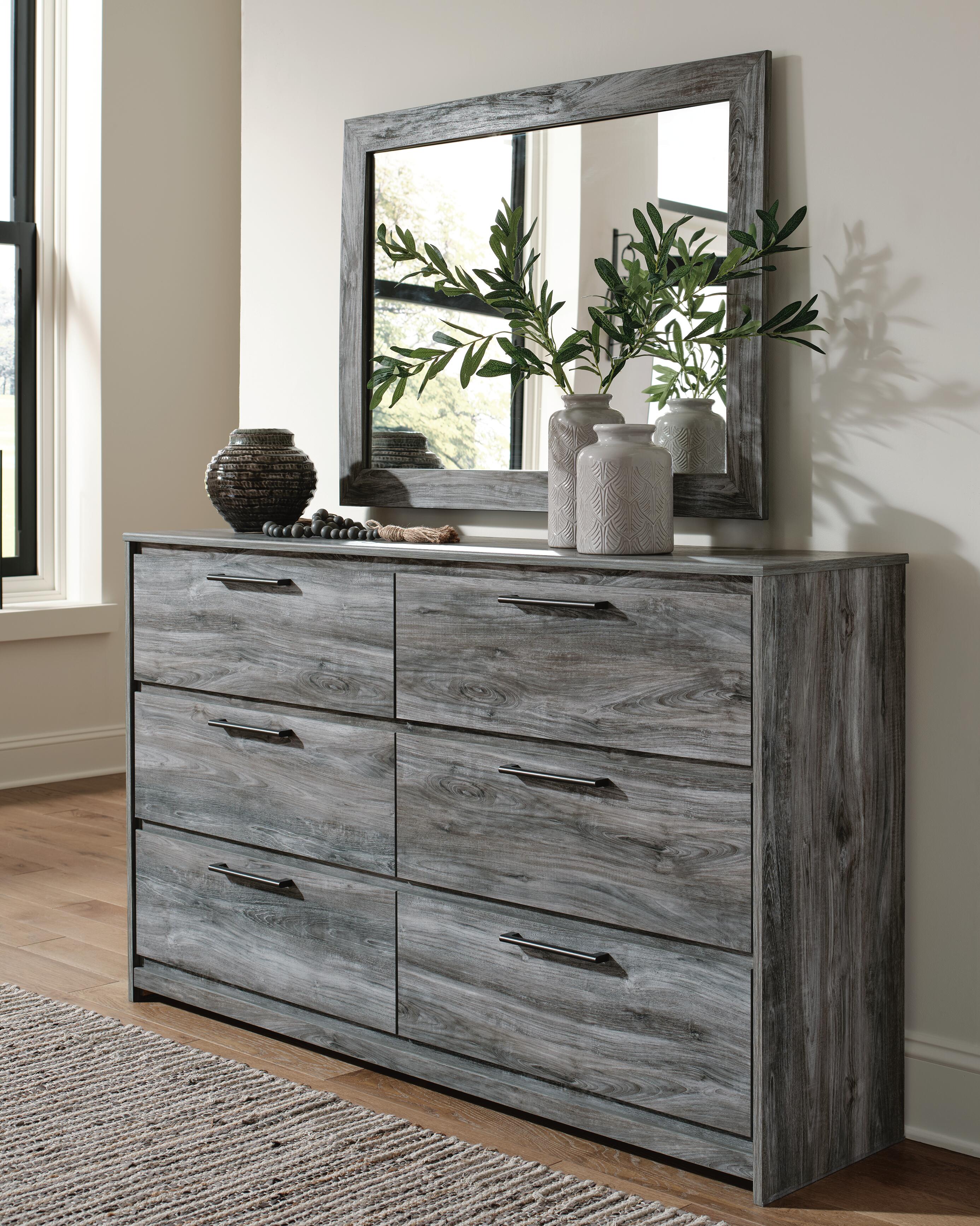Click here for Baystorm 6 Drawer Dresser and 42 Mirror  Gray prices
