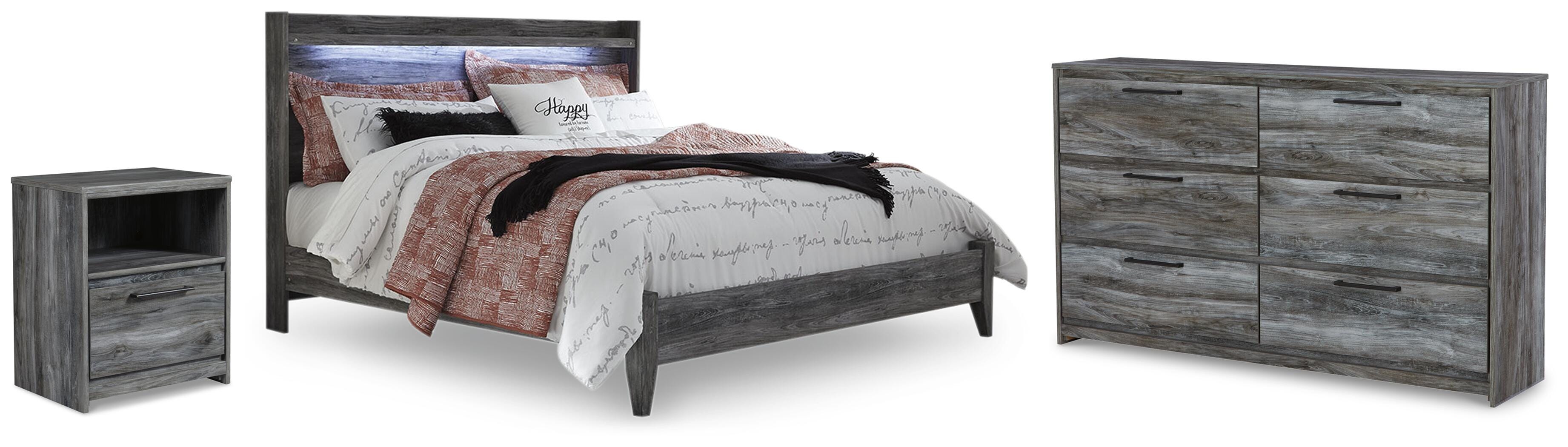 Click here for Baystorm King Panel Bed with Dresser and Nightstan... prices