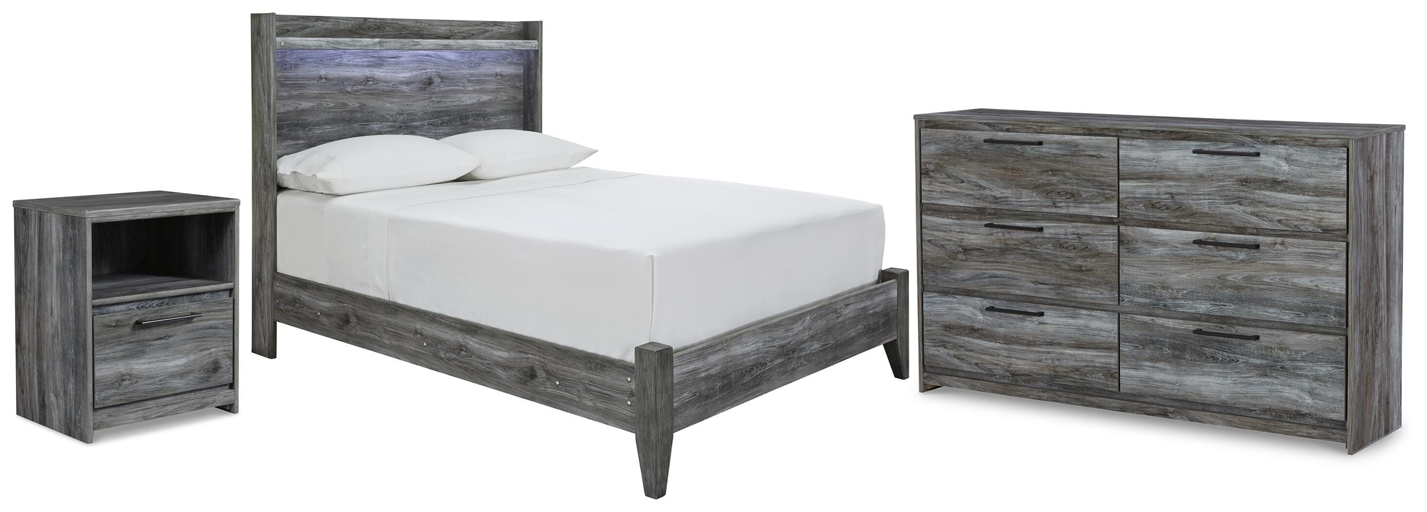 Click here for Baystorm Full Panel Bed with Dresser and Nightstan... prices