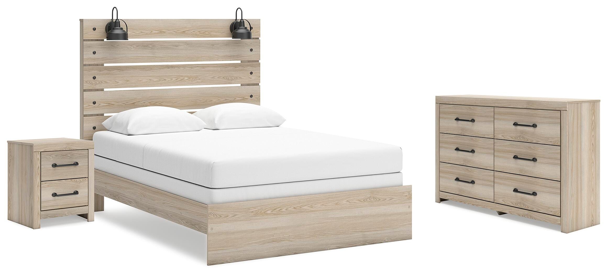 Click here for Senbry Queen Panel Bed with Dresser and Nightstand prices