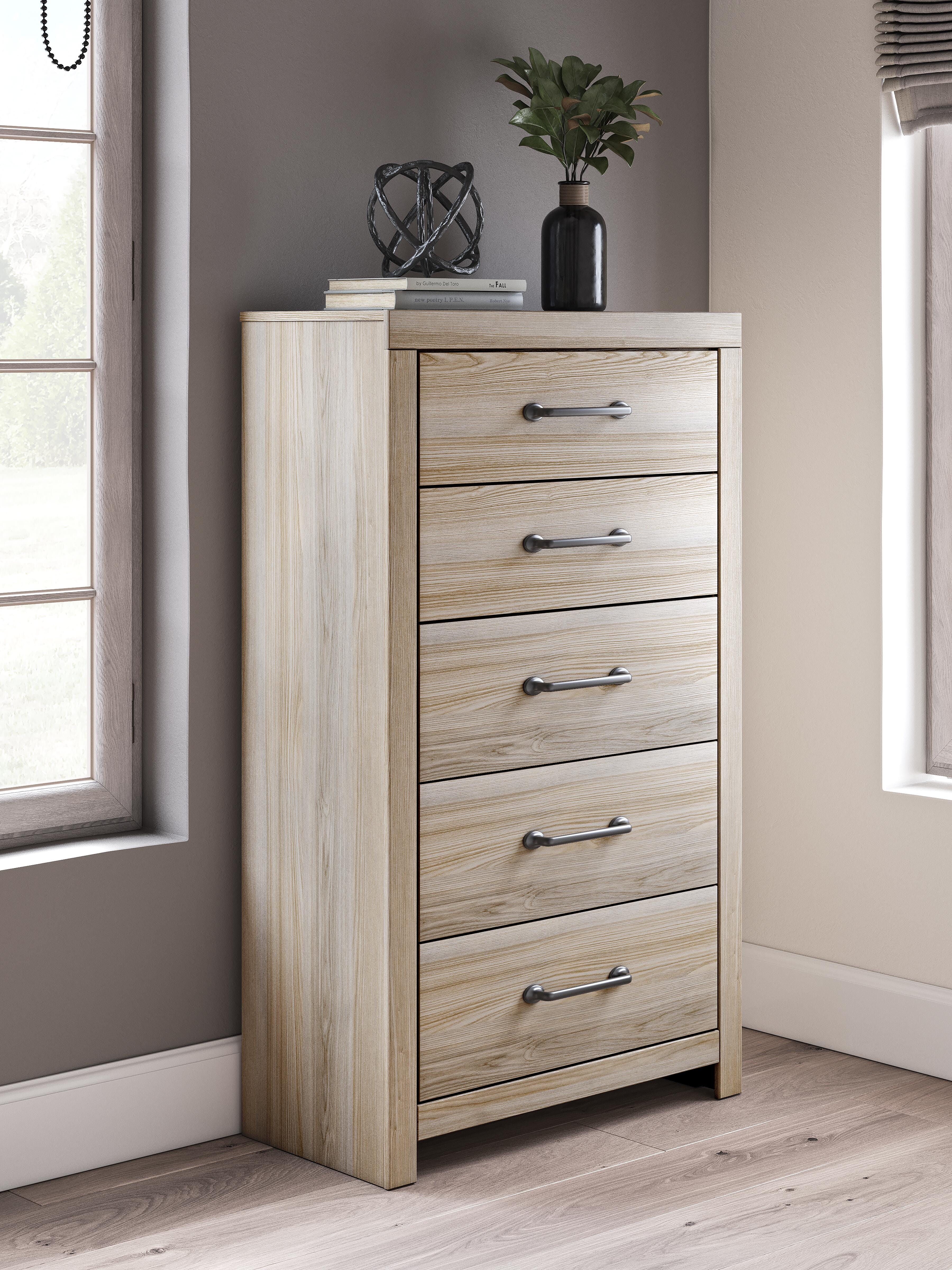 Click here for Senbry 5 Drawer Chest of Drawers  Tan prices