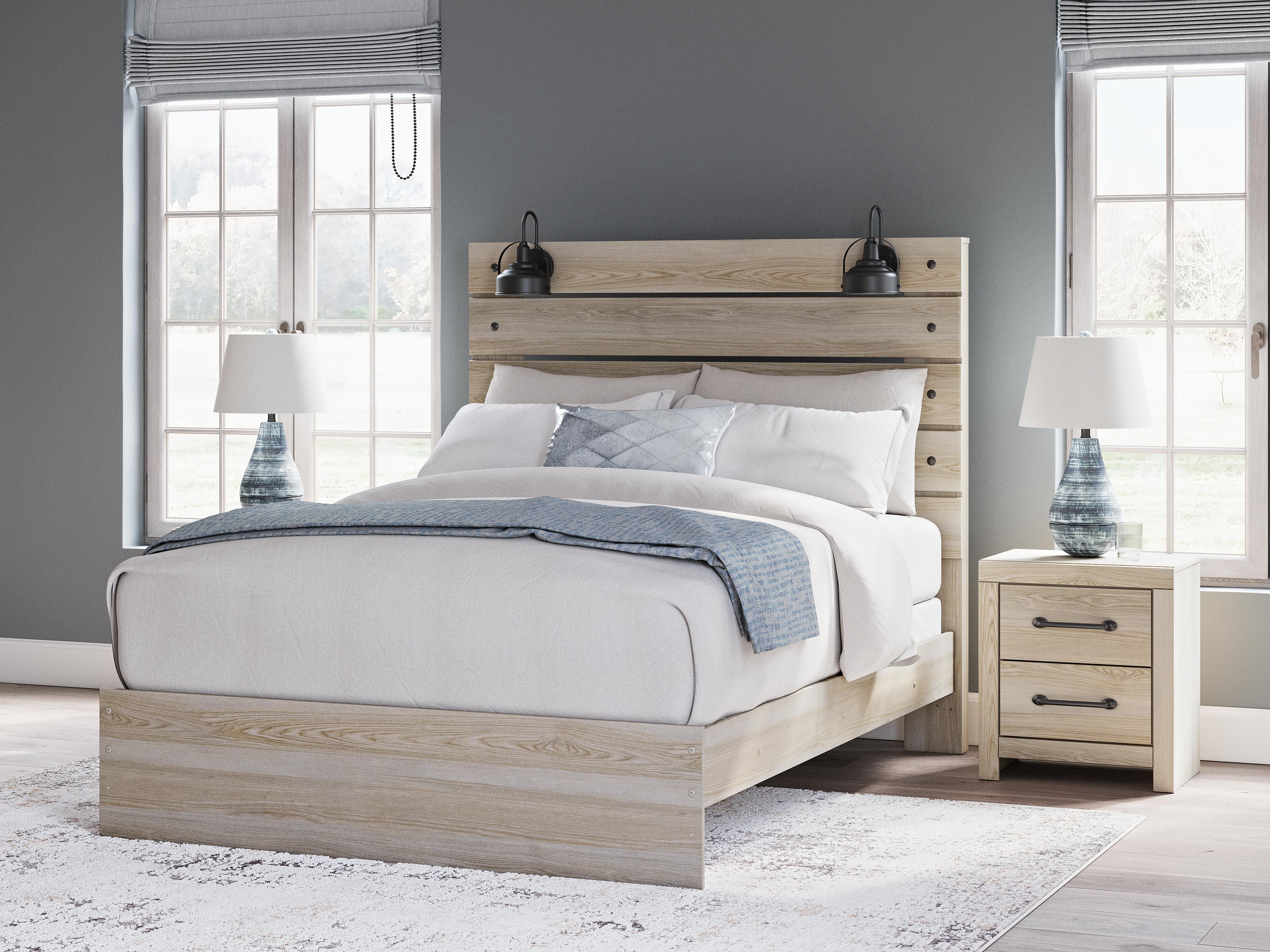 Click here for Senbry Queen Panel Bed  Tan prices
