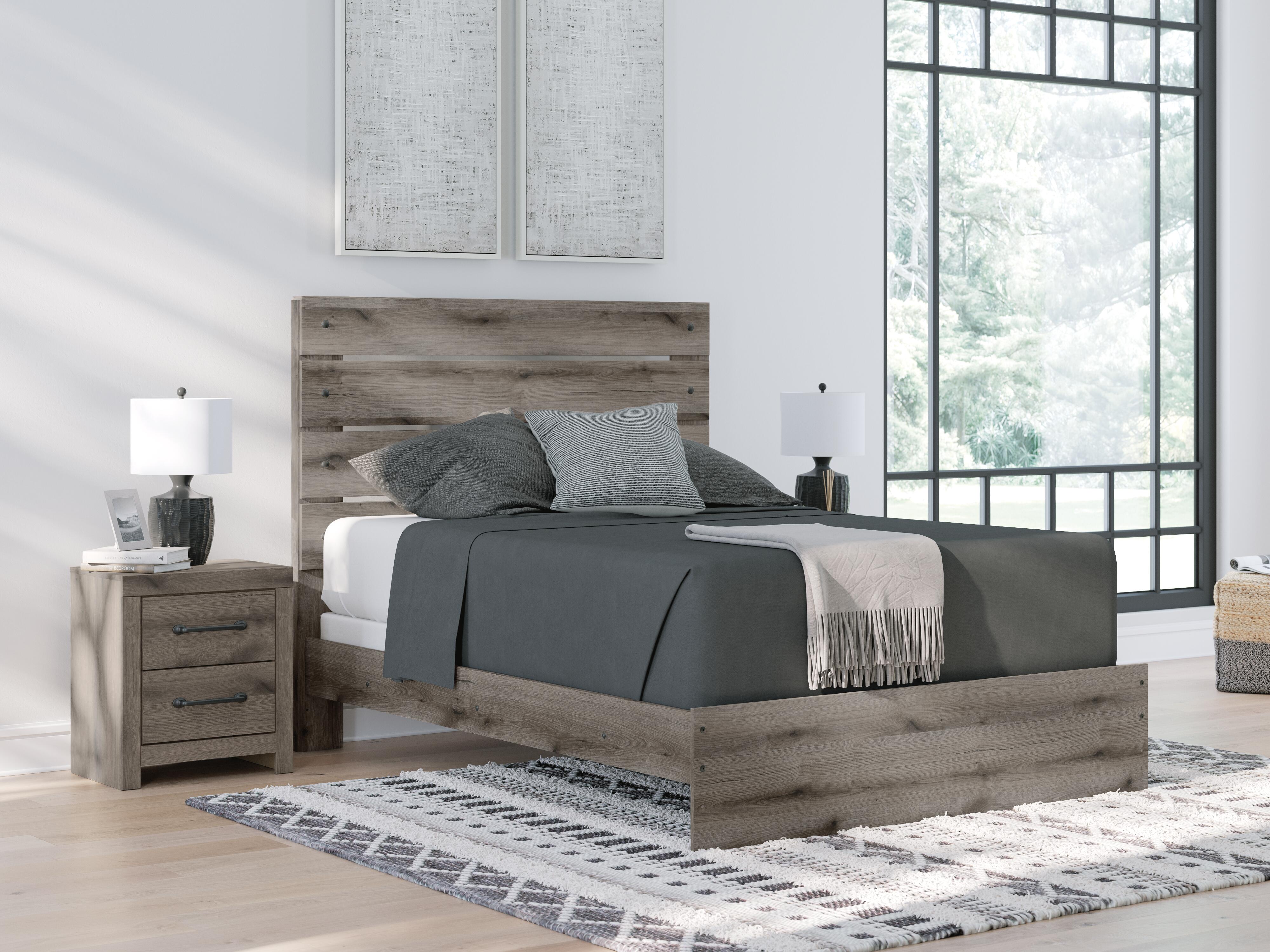 Click here for Urbanoore Queen Panel Bed  Brown Gray prices