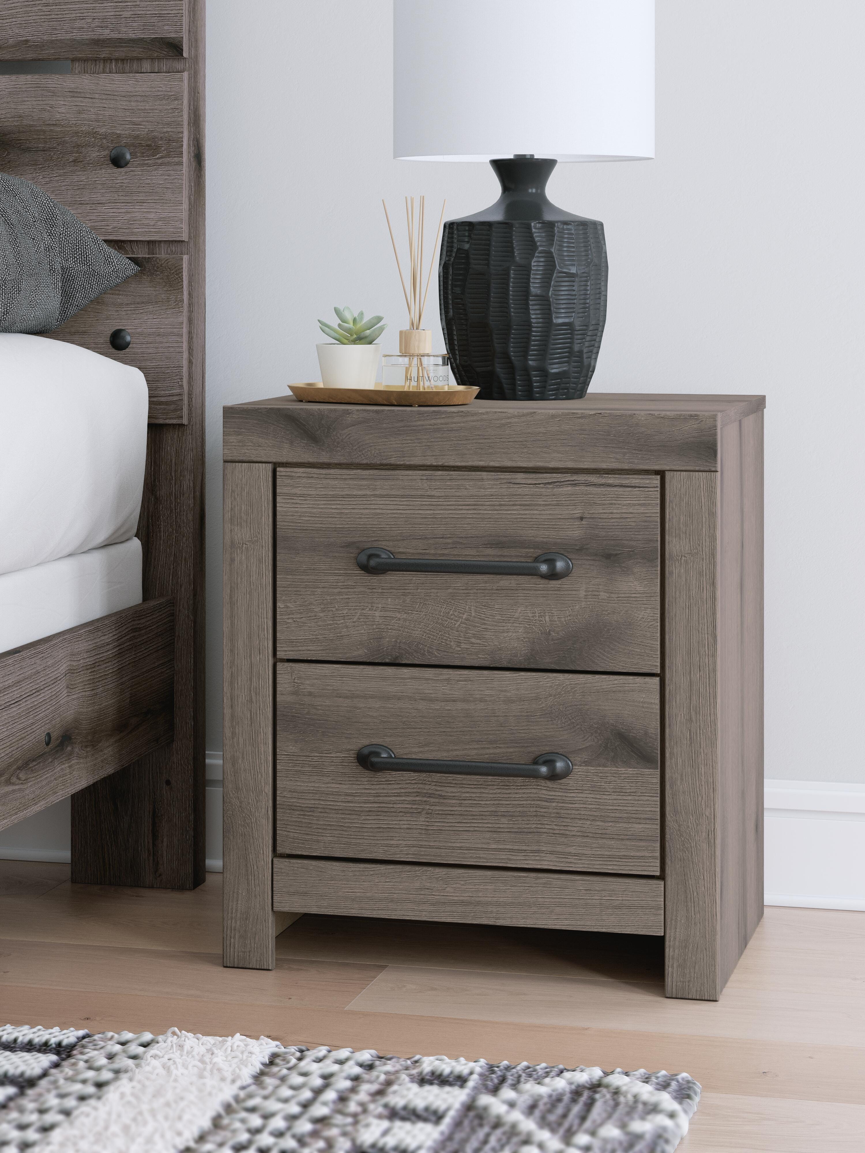 Click here for Urbanoore 22 2 Drawer Charging Nightstand  Brown G... prices