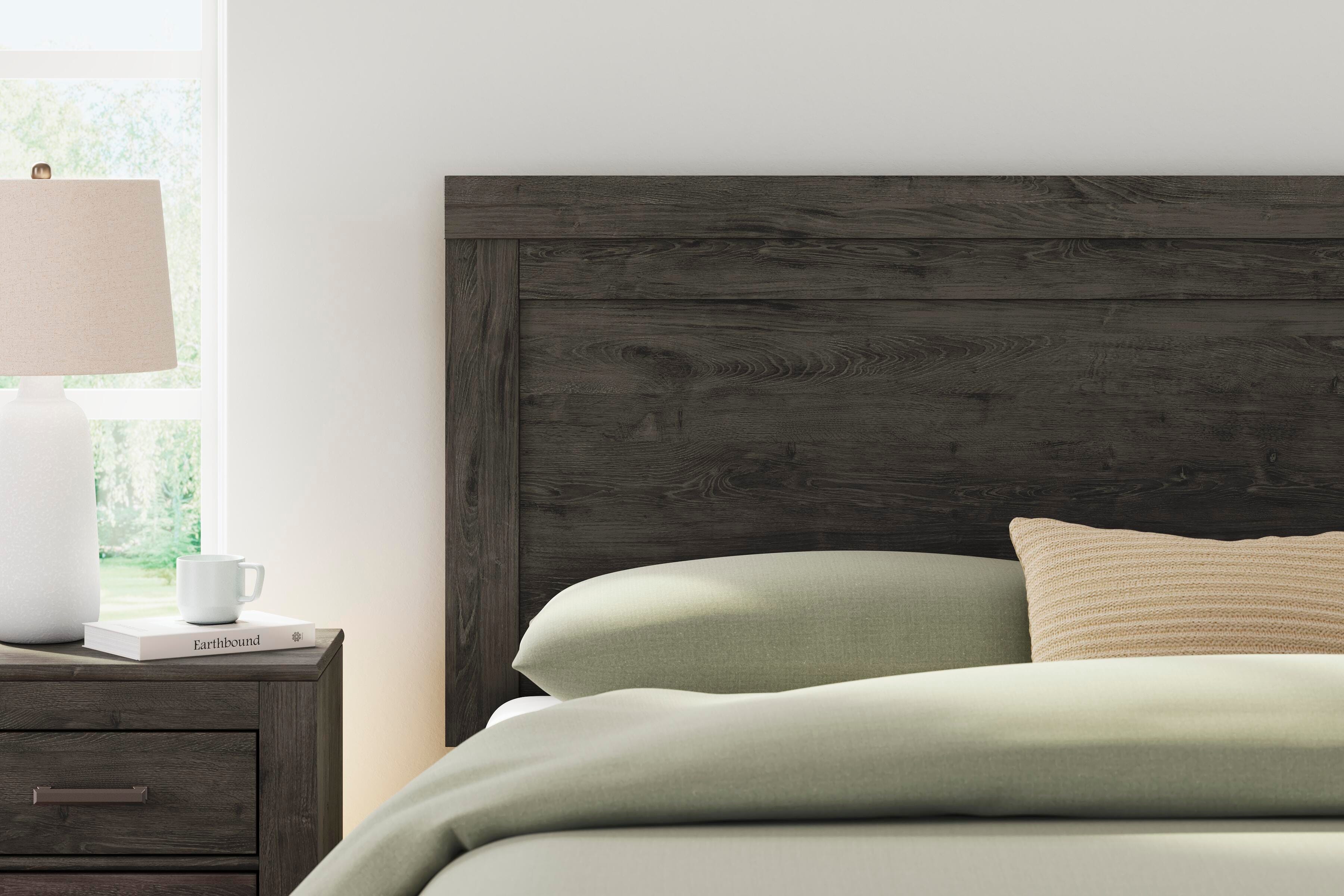 Click here for Brinxton King Panel Headboard  Charcoal prices