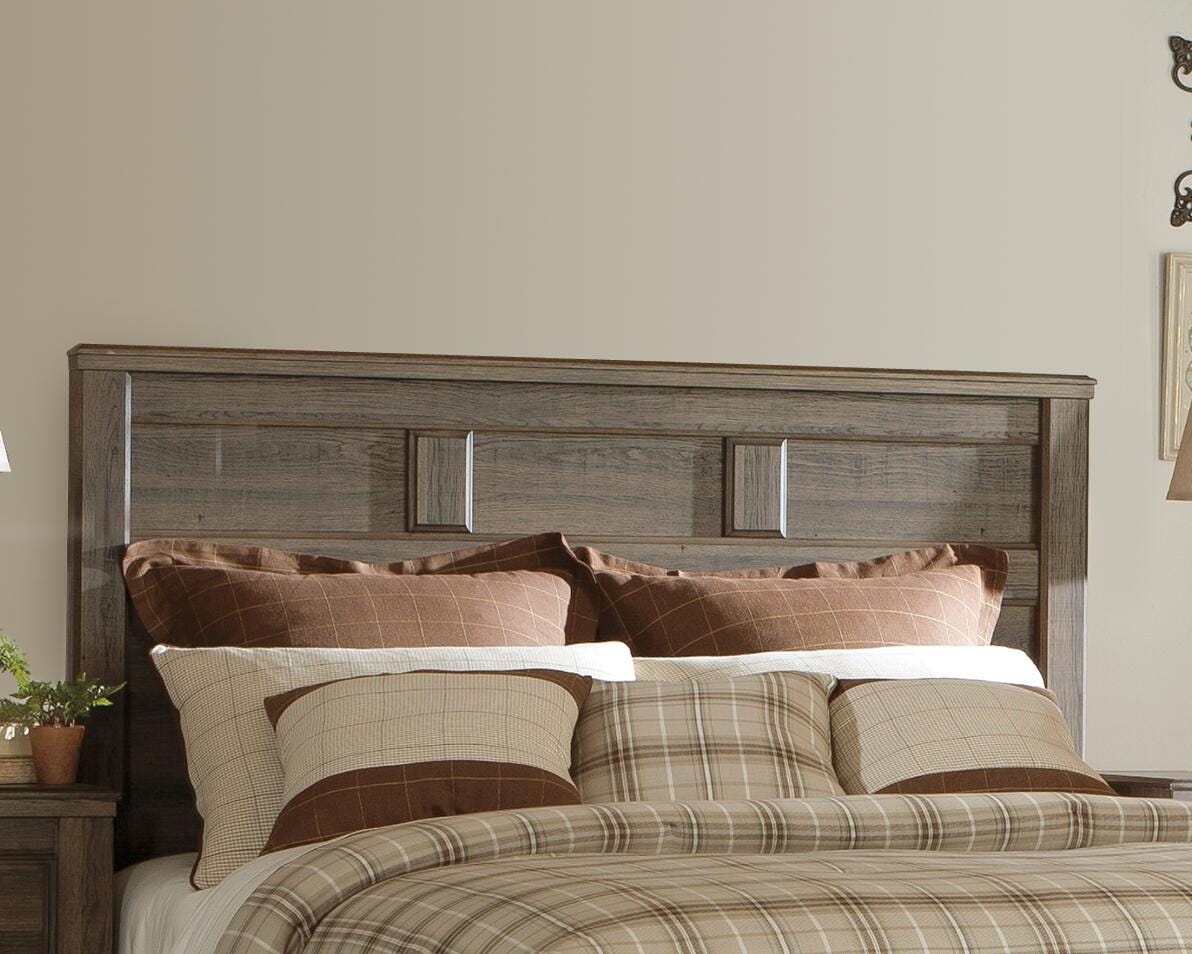 Click here for Juararo Queen Panel Headboard  Dark Brown prices