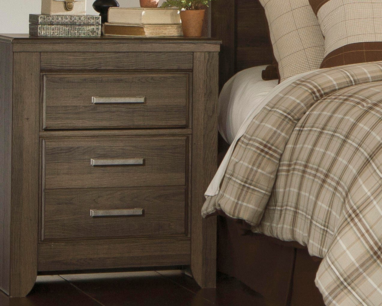 Click here for Juararo 25 2 Drawer Nightstand  Dark Brown prices
