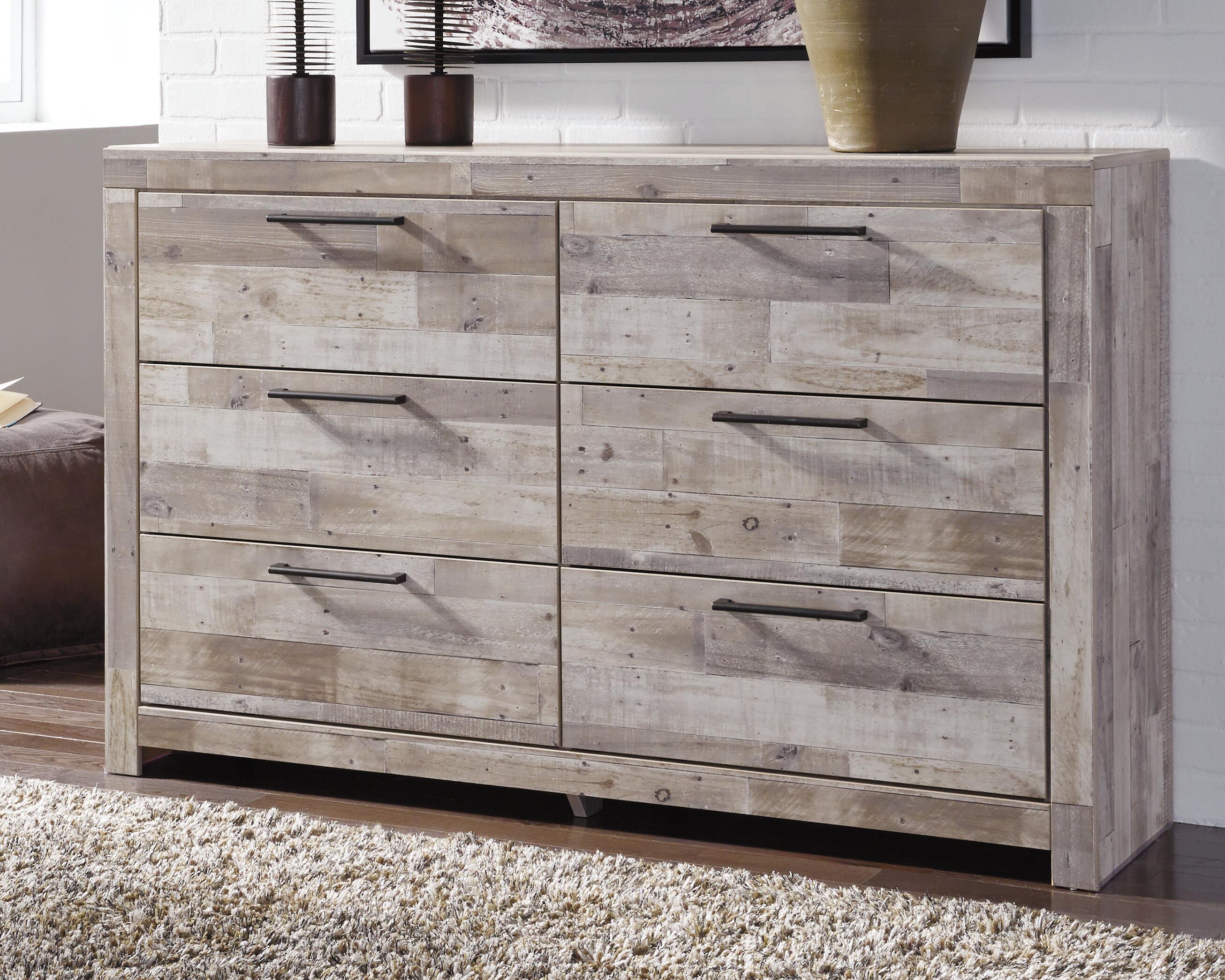 Click here for Effie 6 Drawer Dresser  Whitewash prices