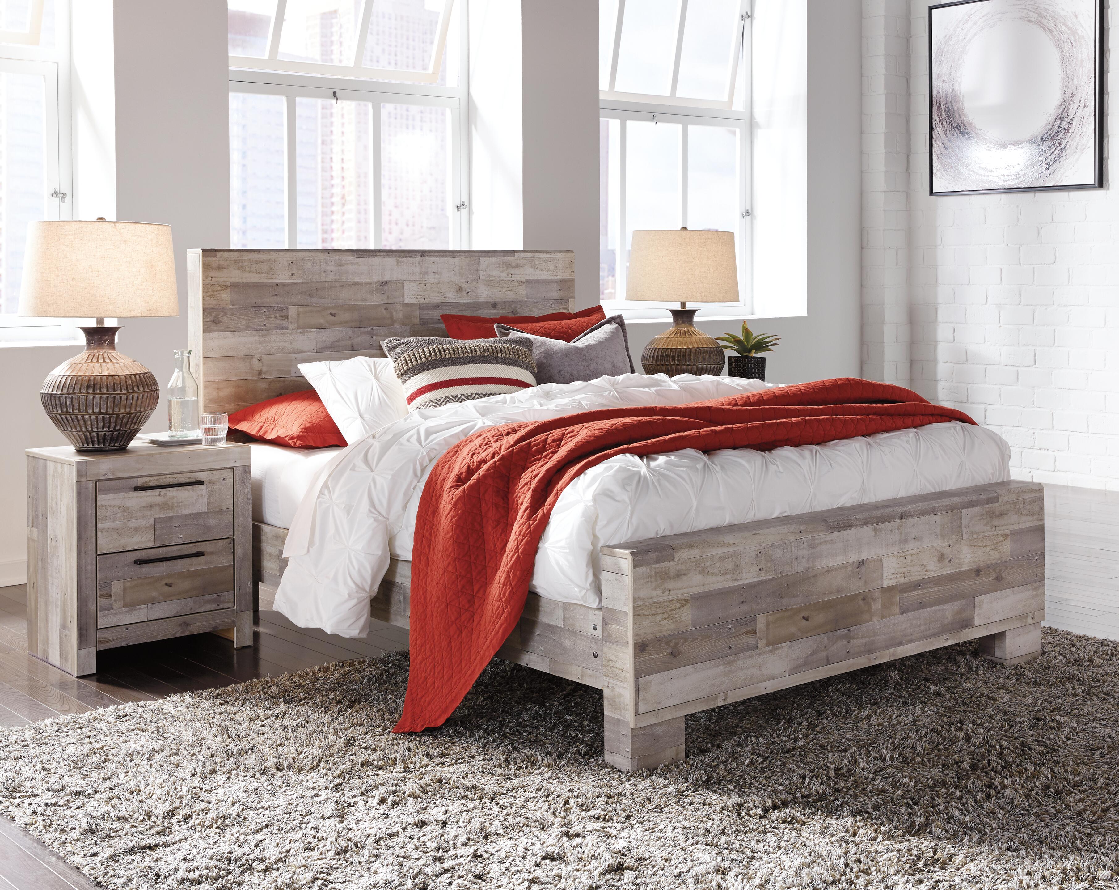 Click here for Effie Queen Panel Bed  Whitewash prices