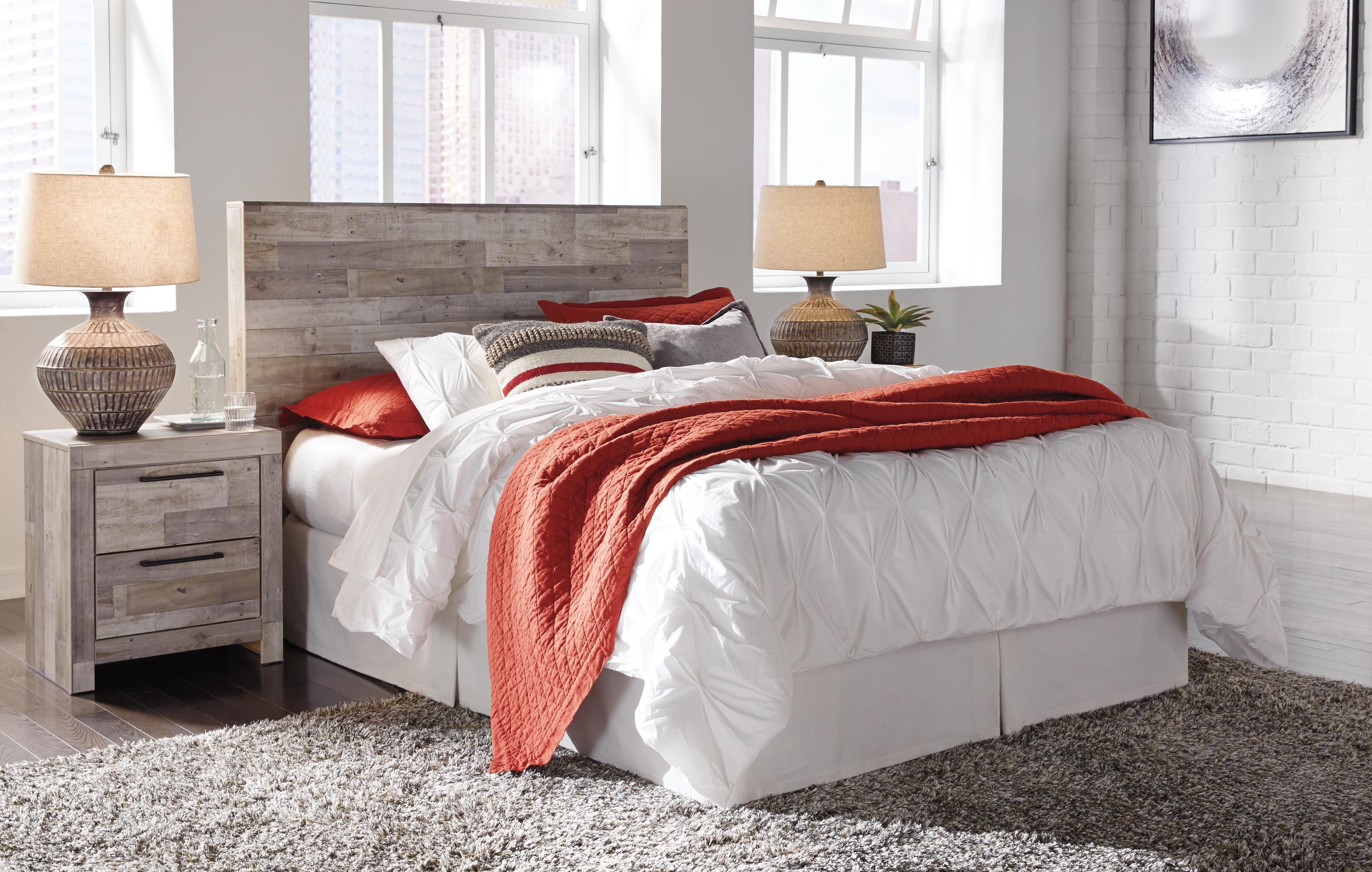 Click here for Effie Queen Panel Headboard  Whitewash prices