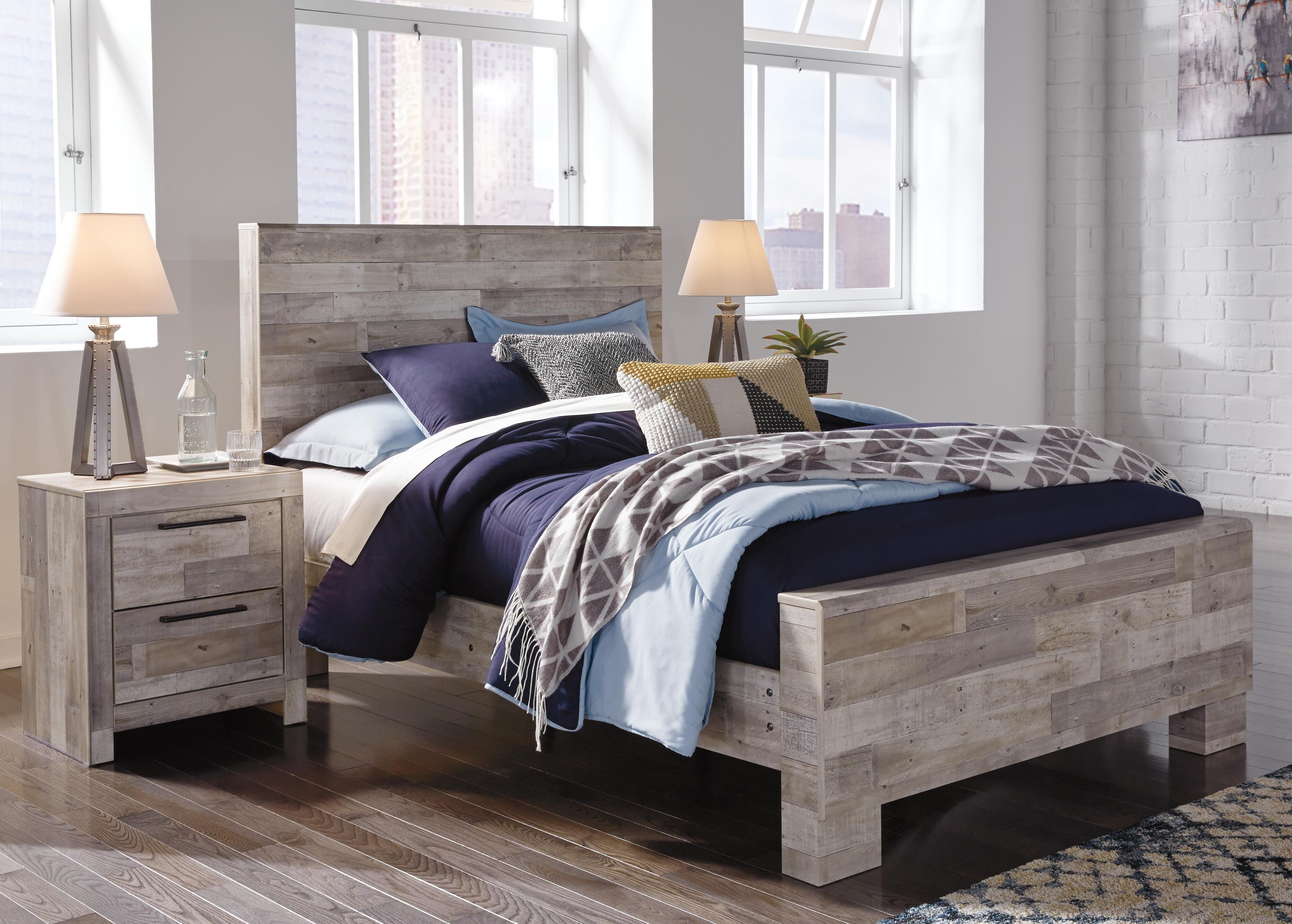 Click here for Effie Full Panel Bed  Whitewash prices